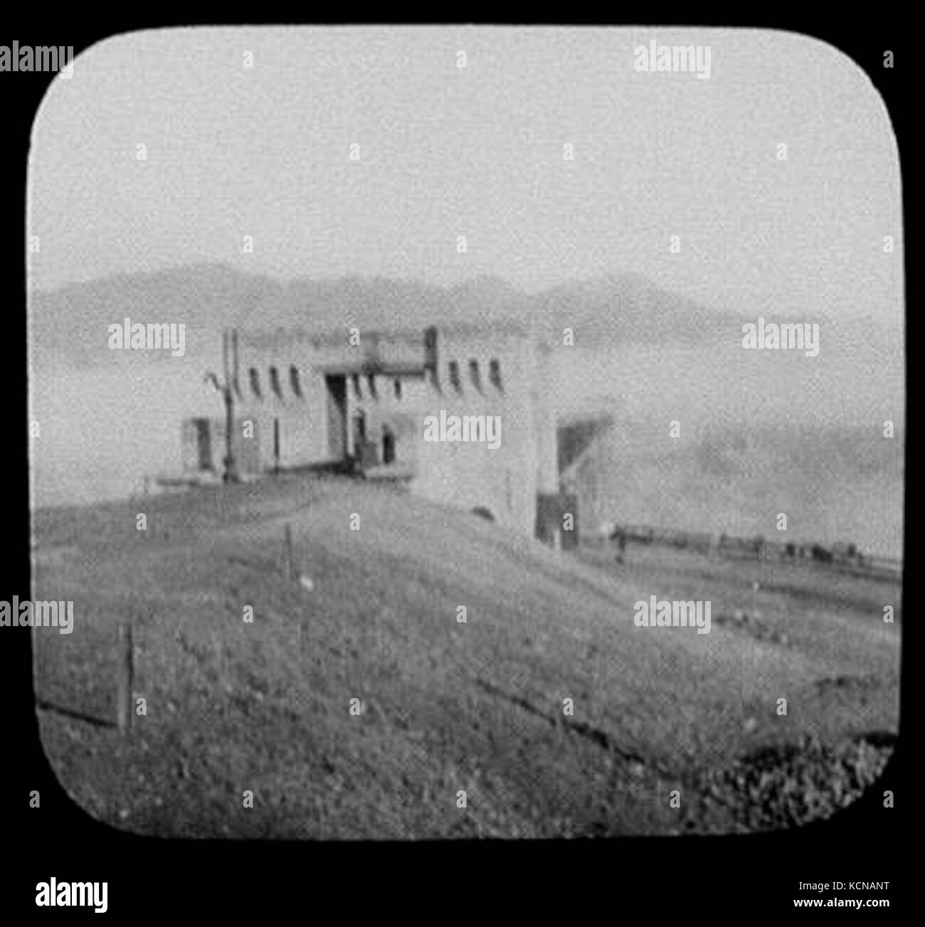 Approach to fortified bridge over Indus at Attock LCCN2004707736 Stock ...