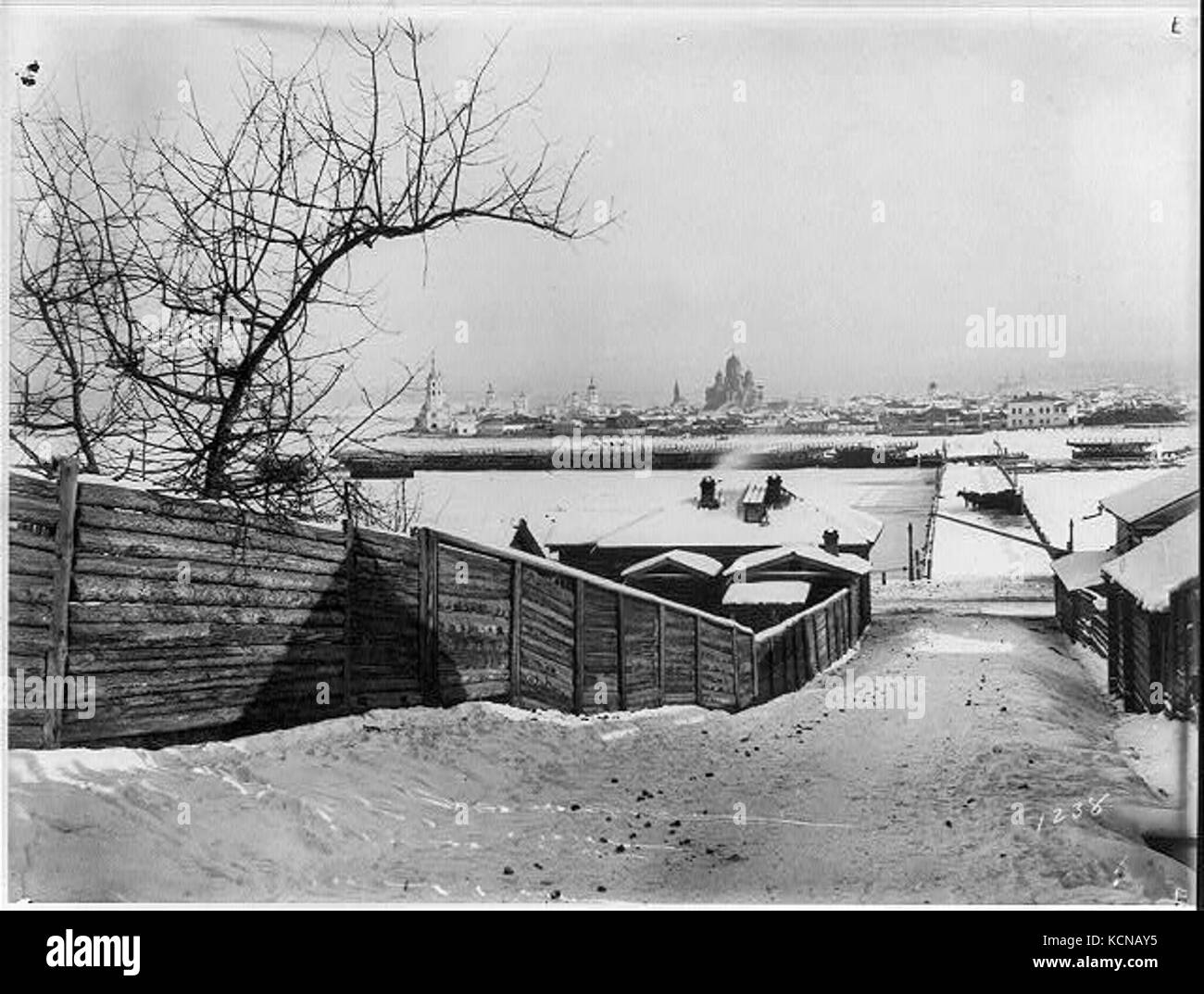Old map of irkutsk Black and White Stock Photos & Images - Alamy