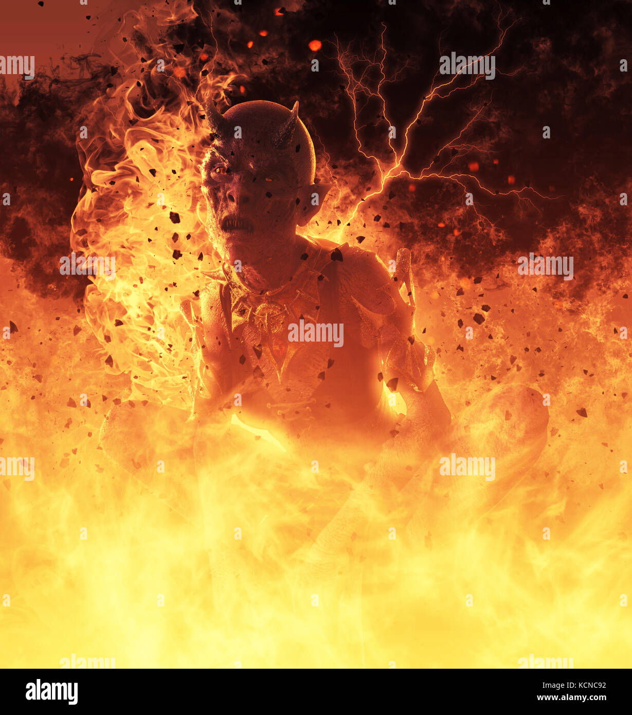 Girl Burning In Hell