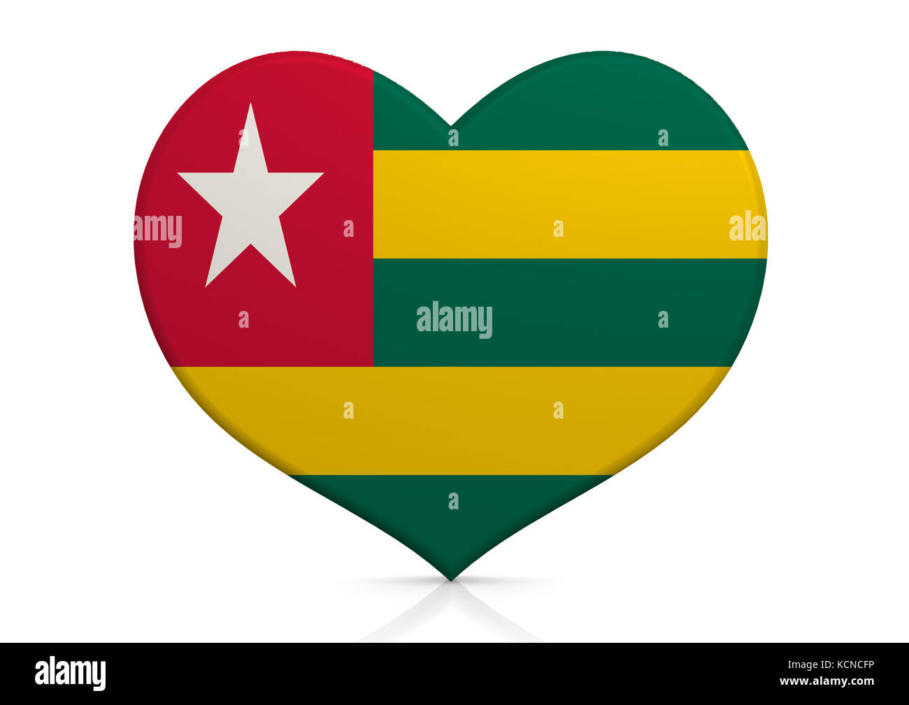 Isolated on togo flag hi-res stock photography and images - Alamy