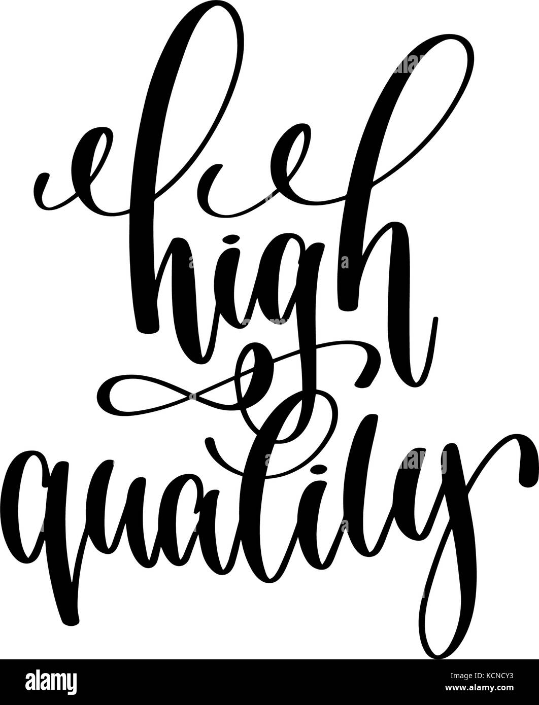 high quality hand lettering written typography Stock Vector Image & Art ...