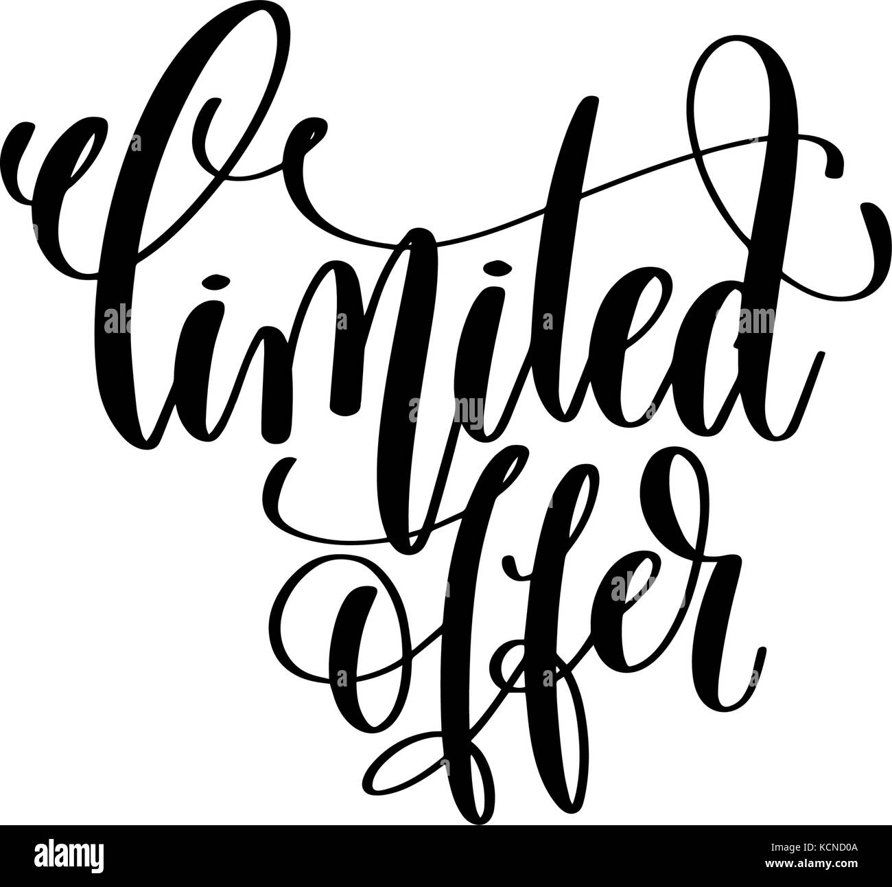Quality hand written lettering Cut Out Stock Images & Pictures - Alamy