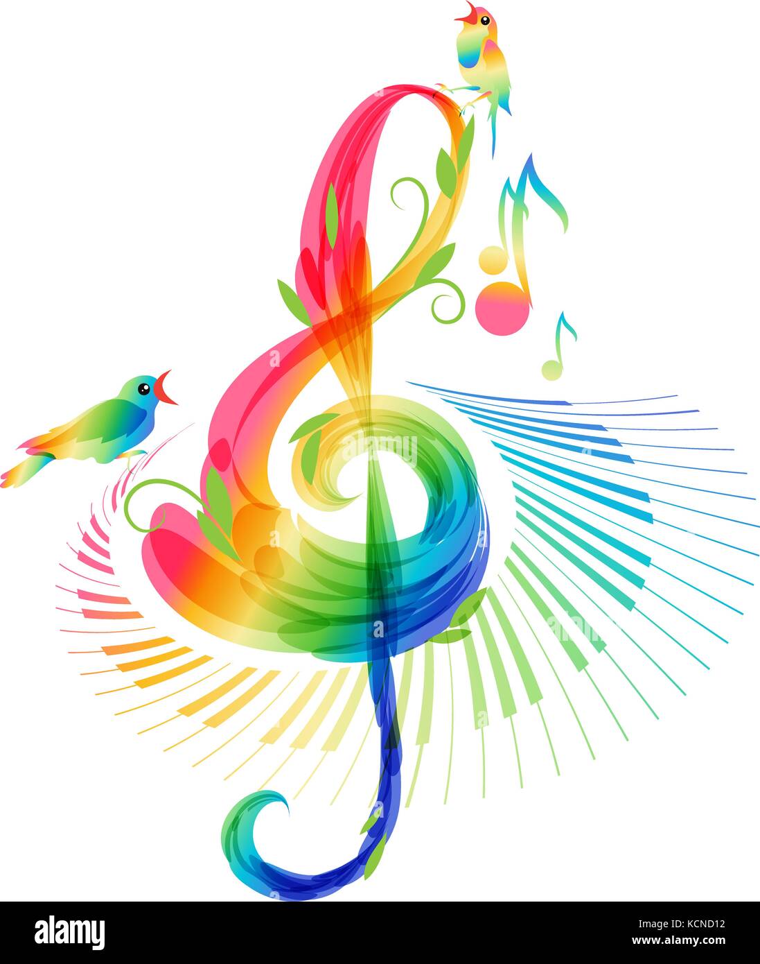 Treble g clef hi-res stock photography and images - Alamy