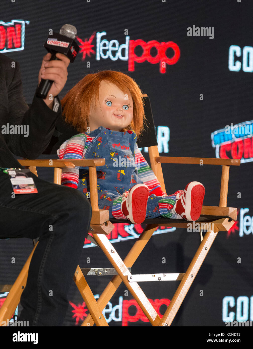 New York, NY - October 5, 2017: Chuck attends Cult Of Chucky Panel ...