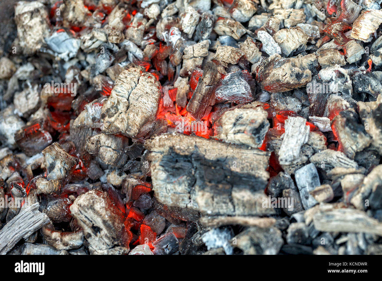 Smoldering coals for shish kebab. Burning coals Stock Photo - Alamy