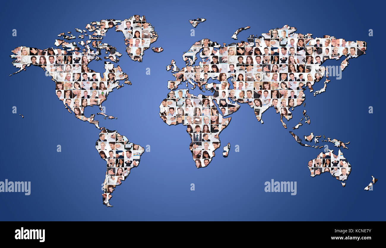 Large map of the world hi-res stock photography and images - Alamy