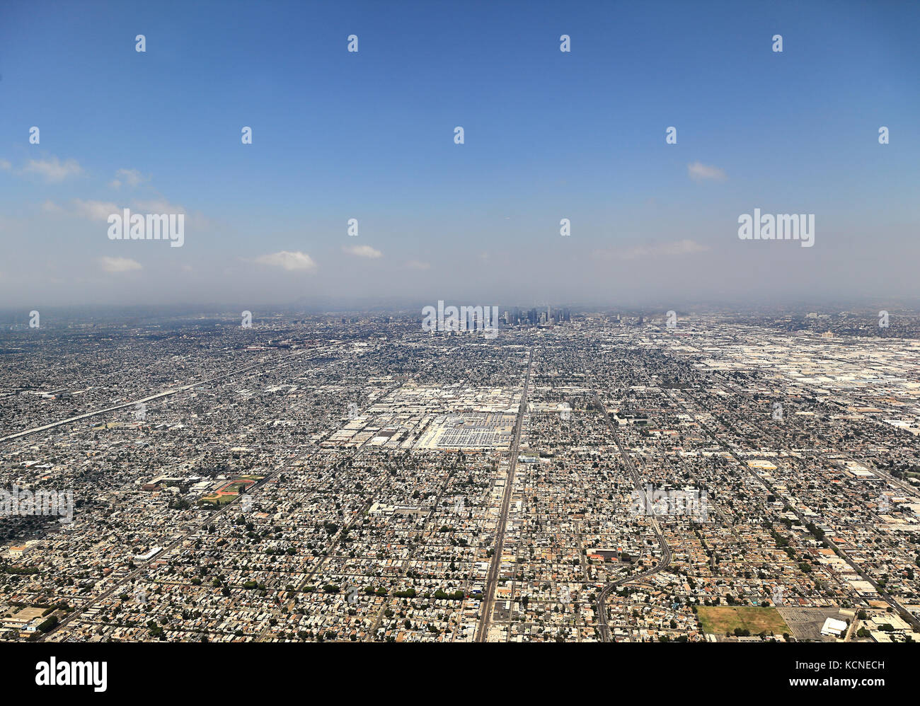 Los Angeles Aerial View Stock Photo - Alamy