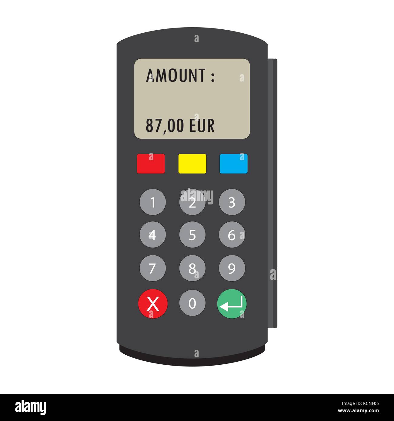 Pos terminal Stock Vector Images - Alamy