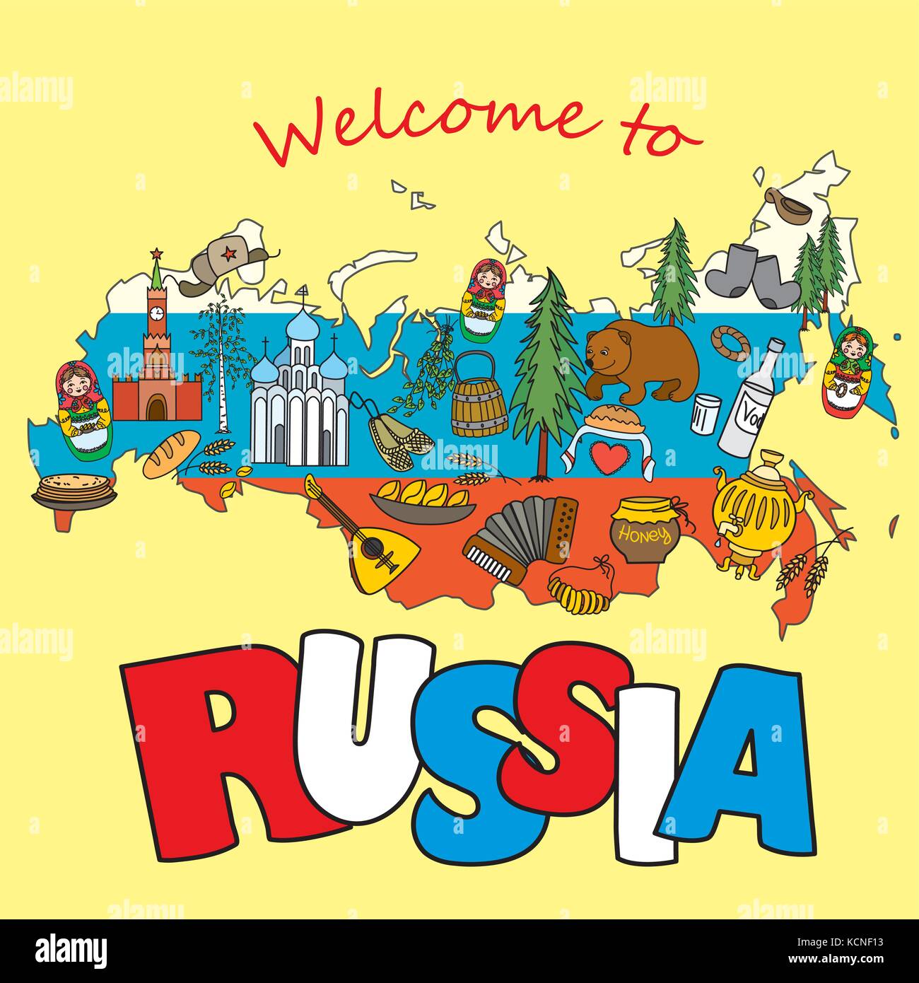 Russian traditional matrioshka on Stock Vector Images - Alamy