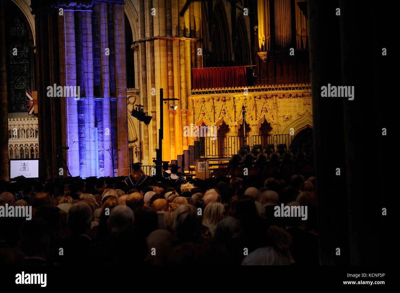 Graduation ceremony at Lincoln Cathedral Stock Photo - Alamy