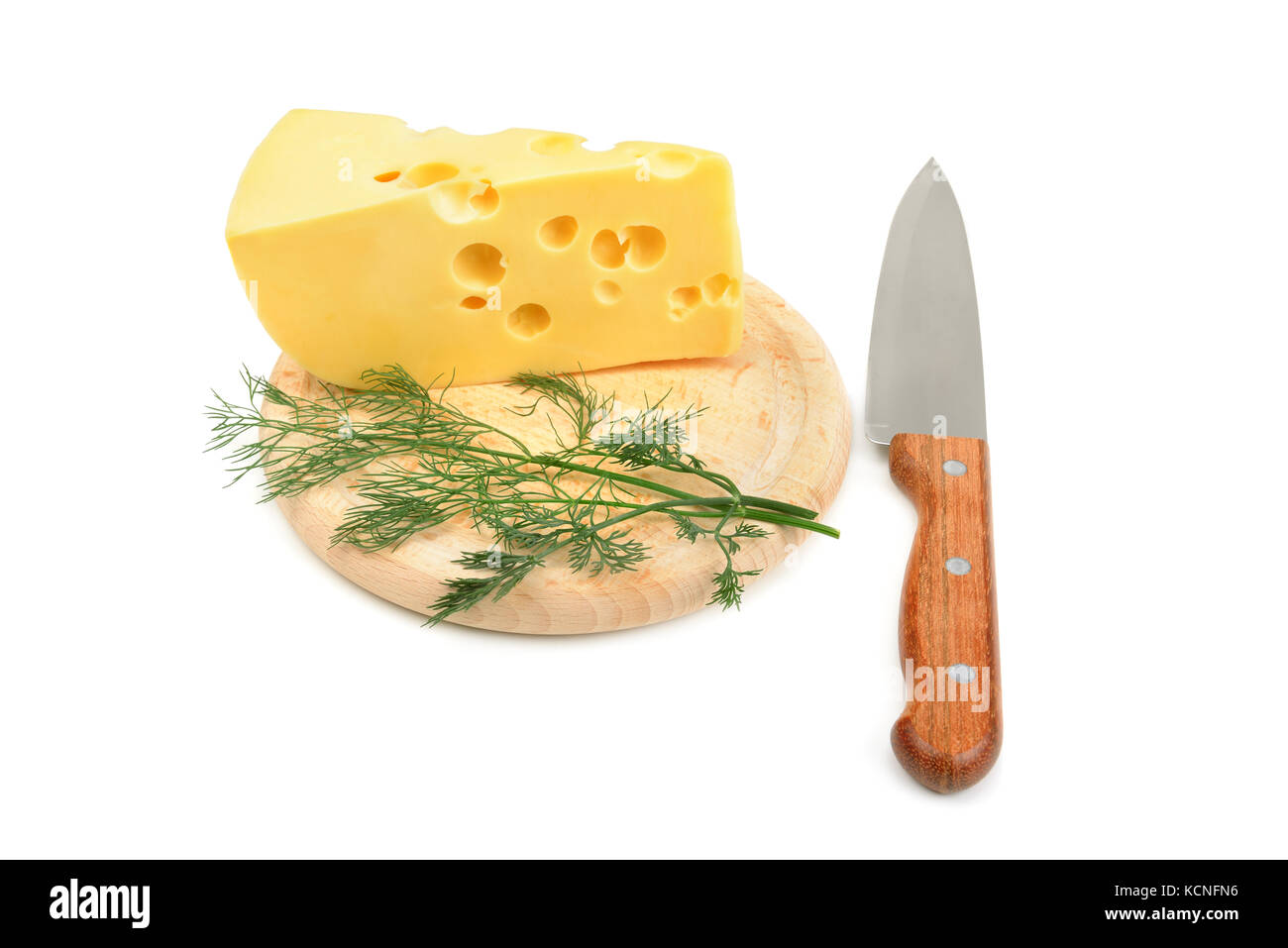 piece of chese isolated on a white background Stock Photo - Alamy