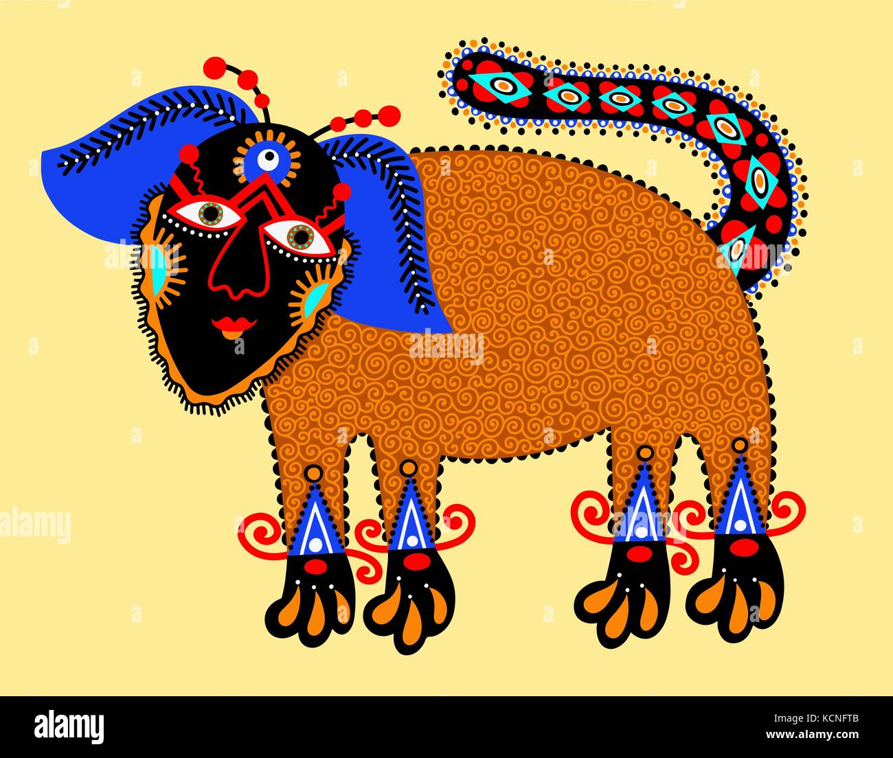 unique original drawing of dog Stock Vector Image & Art - Alamy