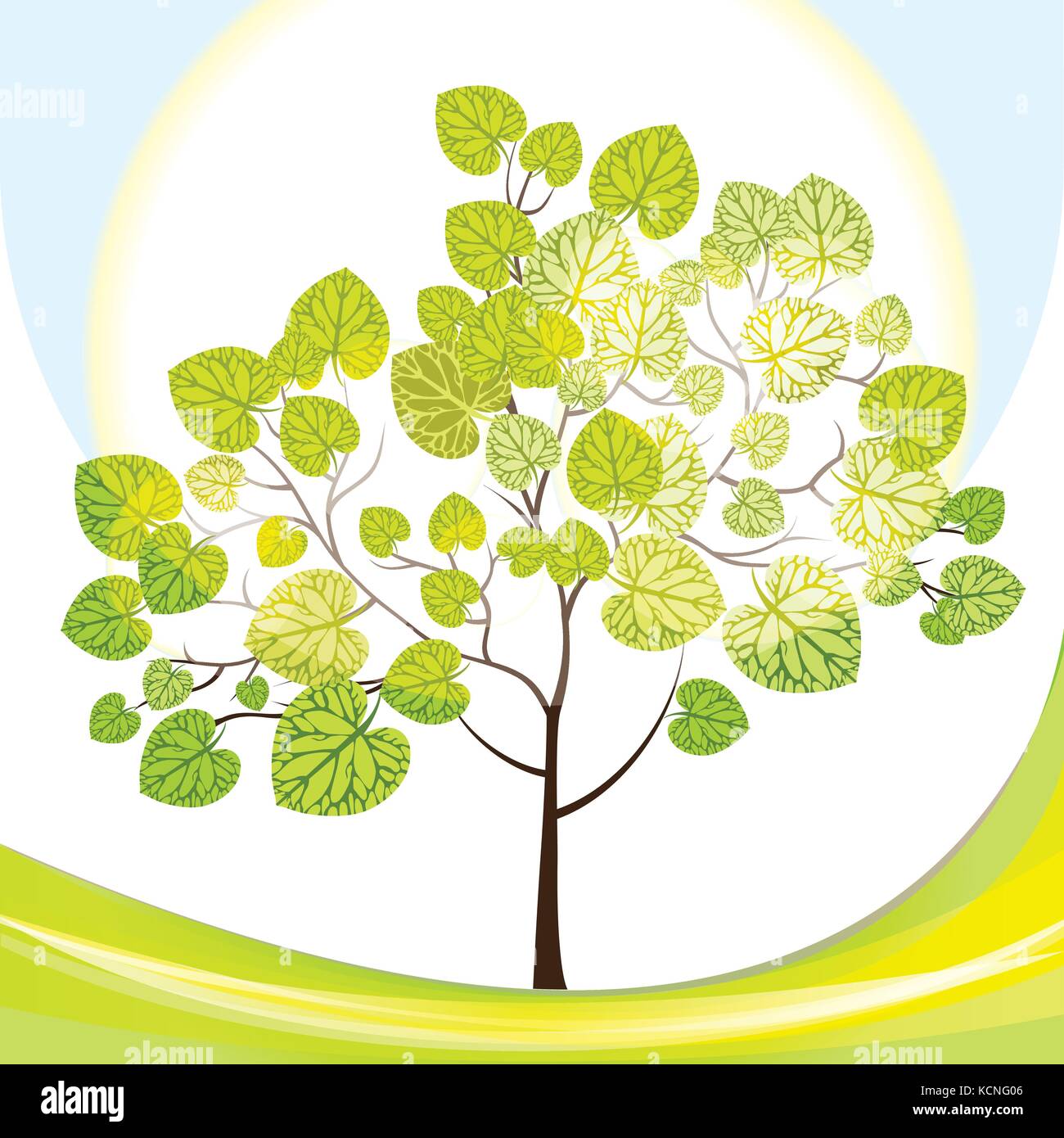 Sunny garden patch Stock Vector Images - Alamy