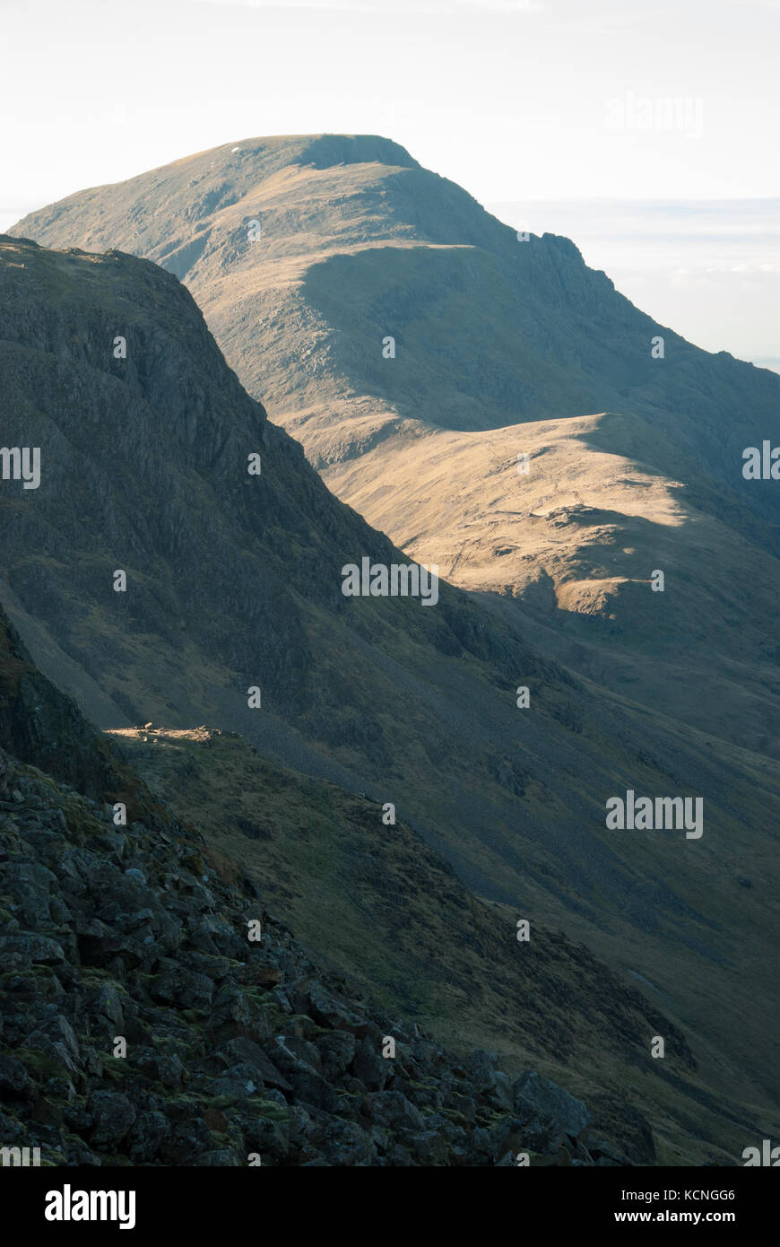 Pillar from Windy Gap between Great Gable and Green Gable, Black Sail ...