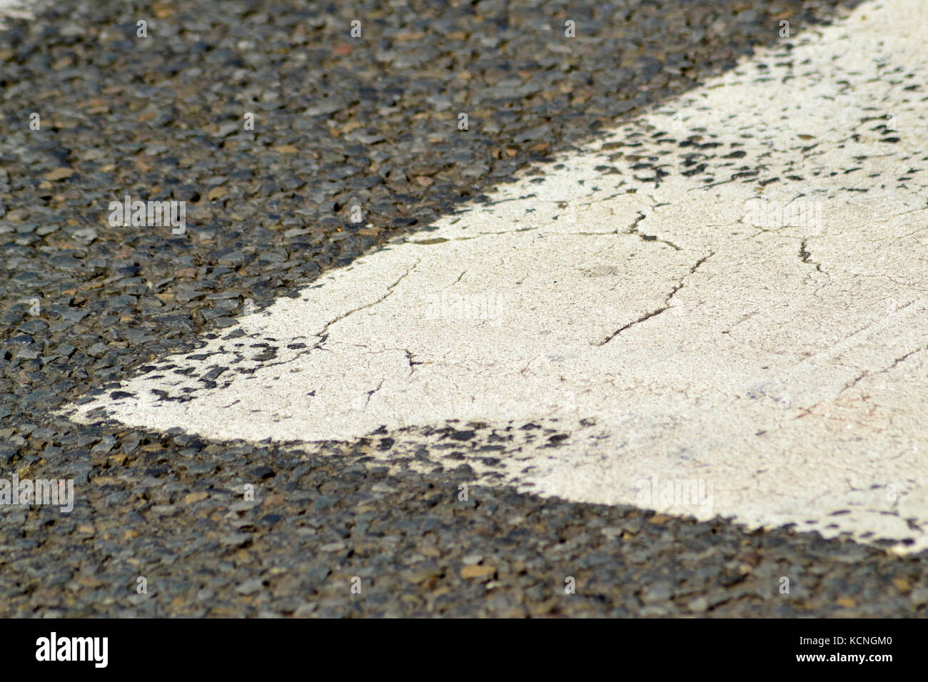 Marking on the ground for car Stock Photo - Alamy