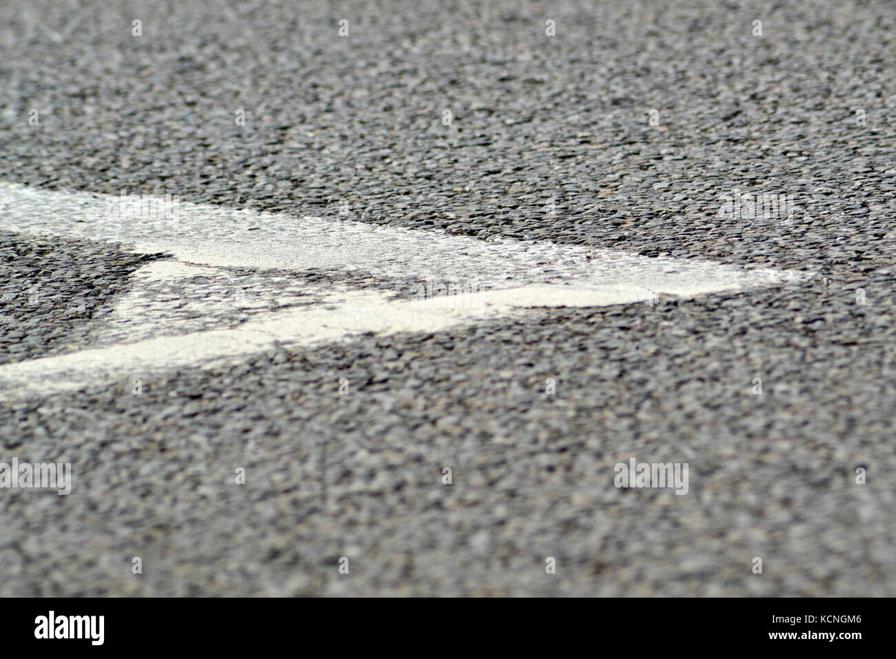 Marking on the ground for cars Stock Photo - Alamy
