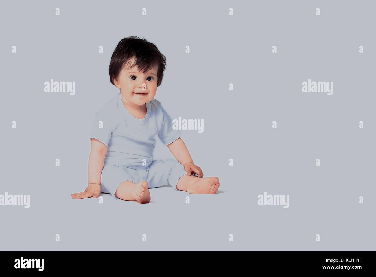 The small baby isolated on white background Stock Photo - Alamy