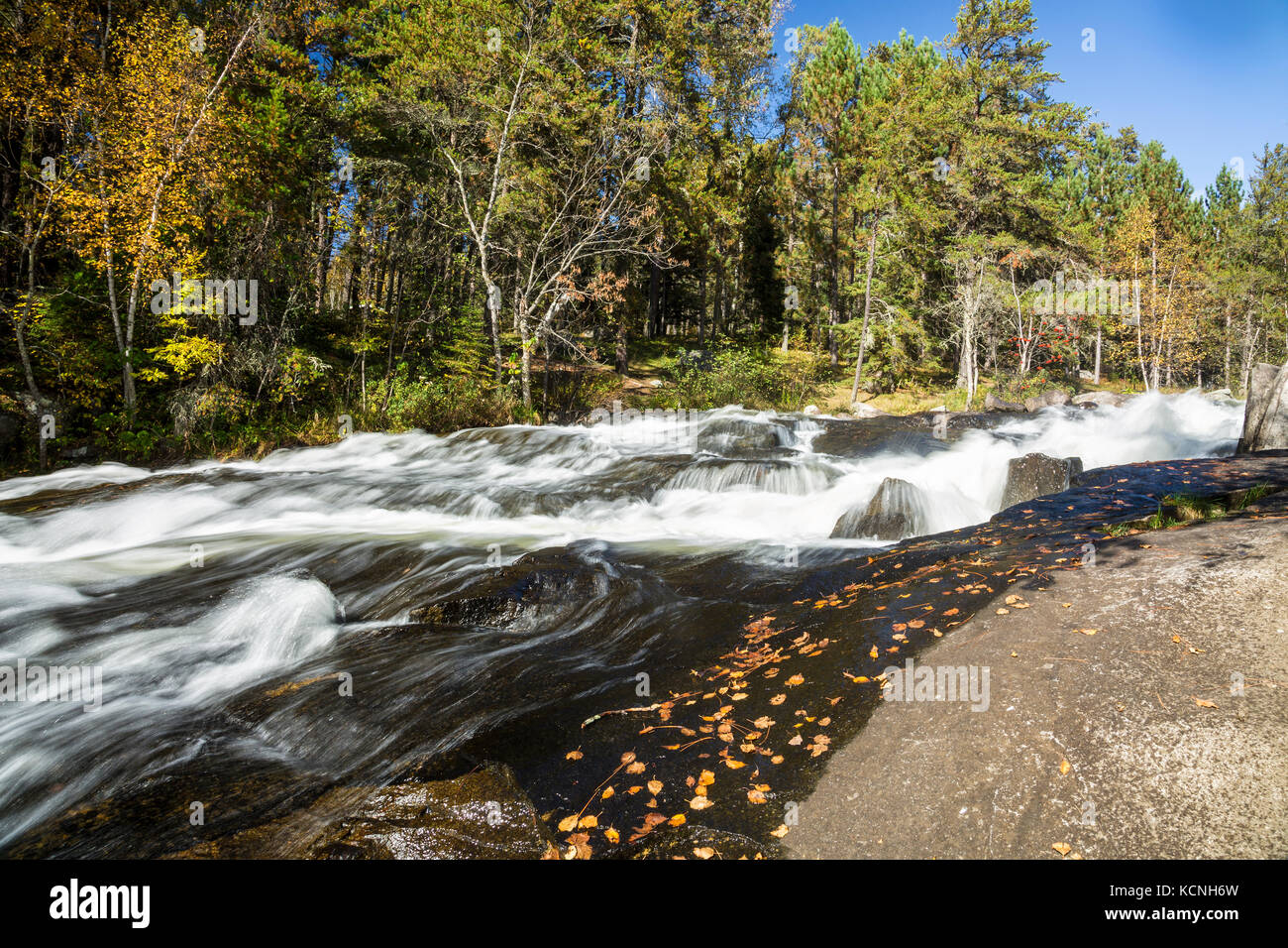 Rushing River, Rushing River Provincial Park, Ontario, Canada Stock ...
