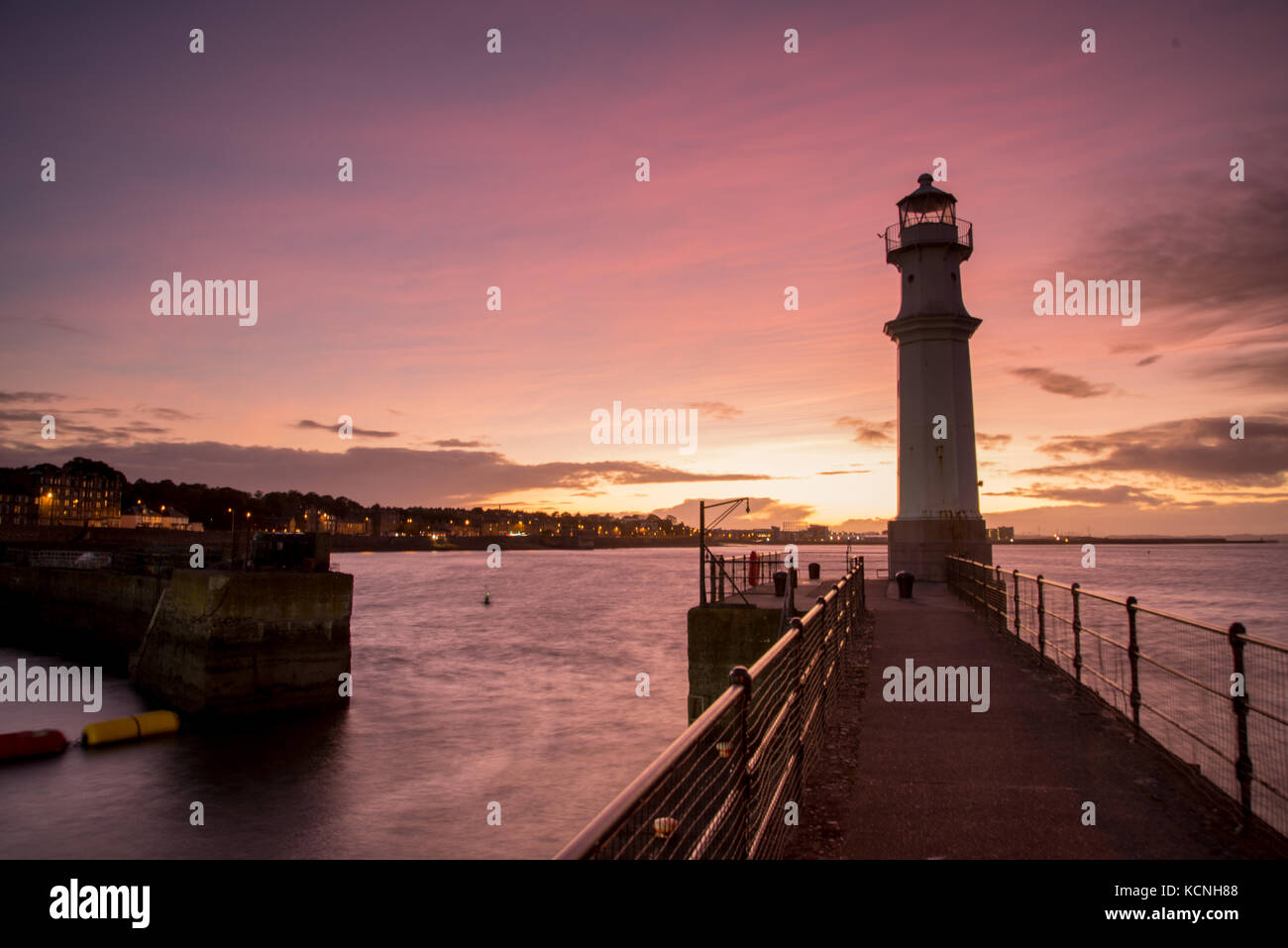 Sunset at Newhaven Edinburgh Stock Photo - Alamy