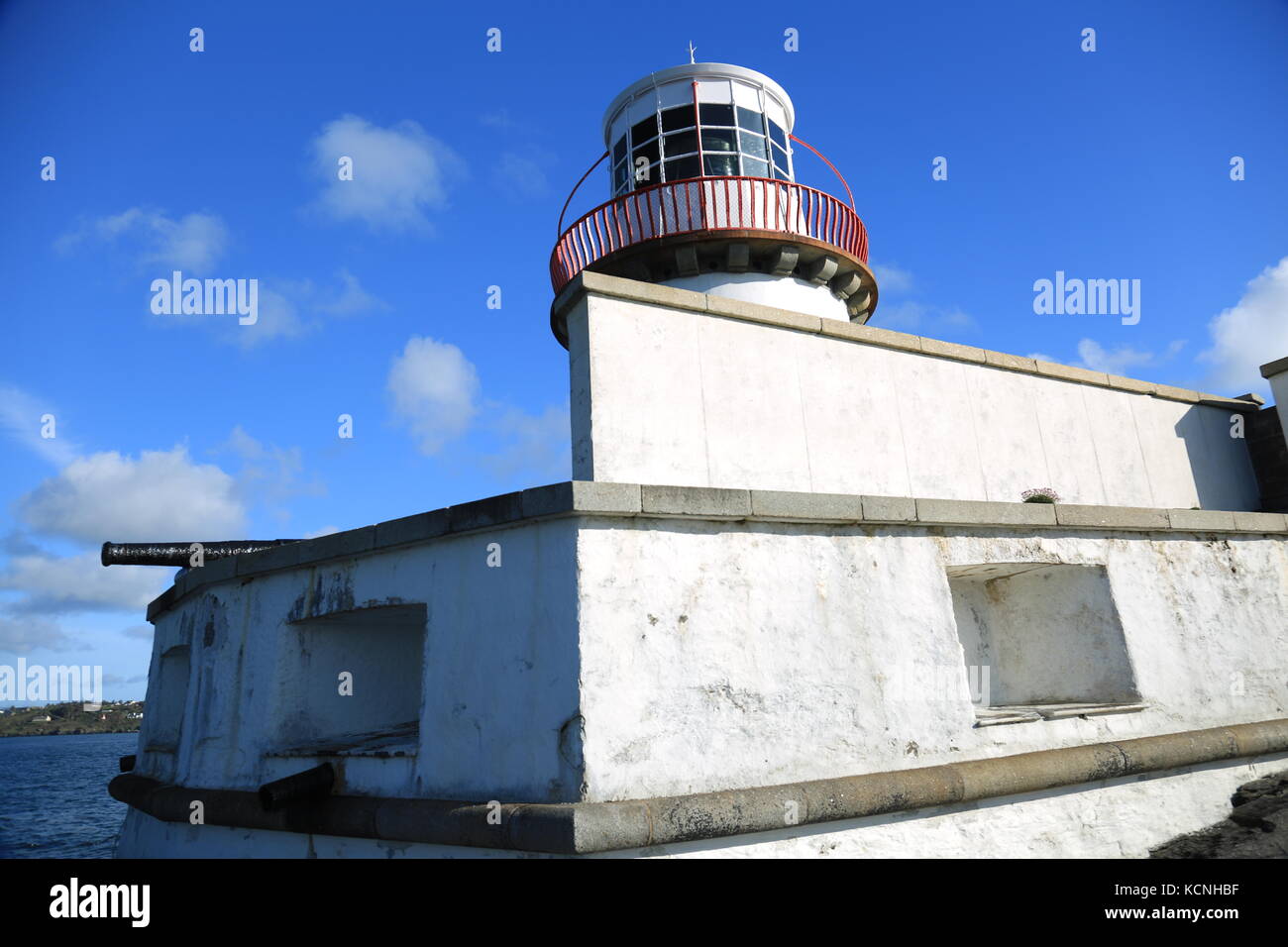 Lighthouse off the coast of Ireland Stock Photo - Alamy
