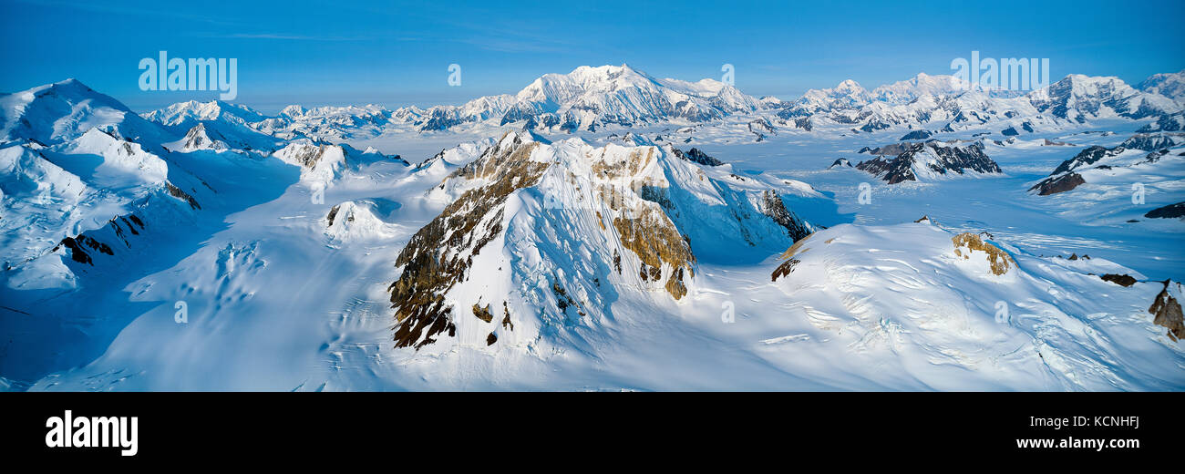 Rocky Mountains With Mount Logan