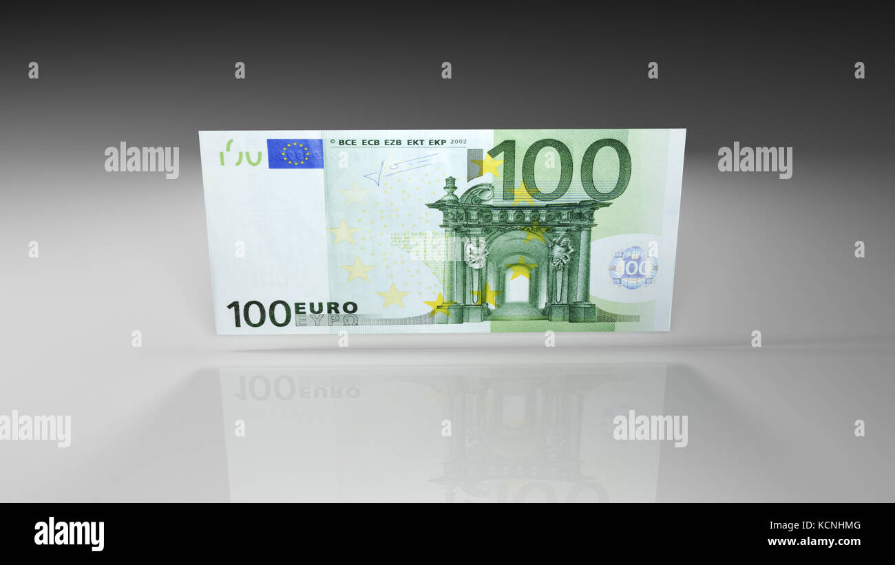 Close up of euro banknote on a glossy surface Stock Photo - Alamy