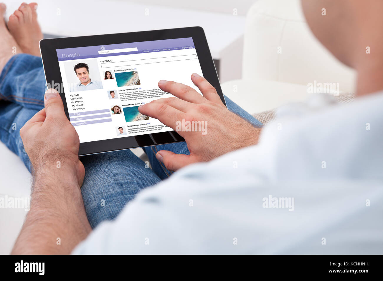 Tablet like device hi-res stock photography and images - Alamy