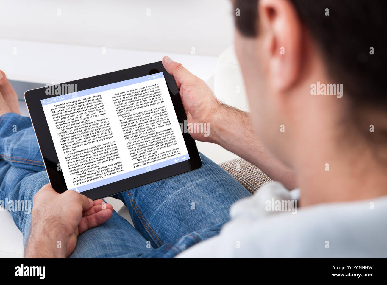Digital book device hi-res stock photography and images - Alamy