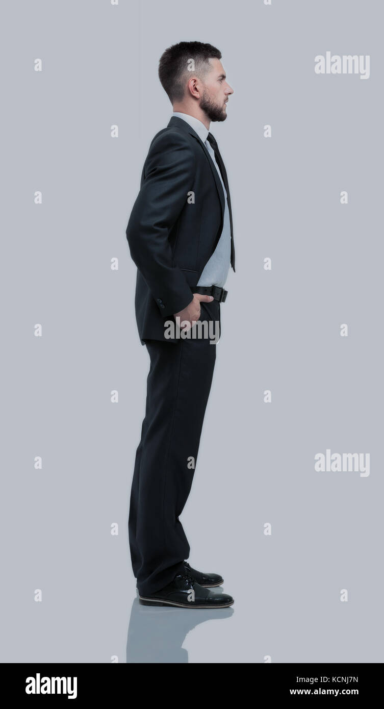 Man Standing Sideways