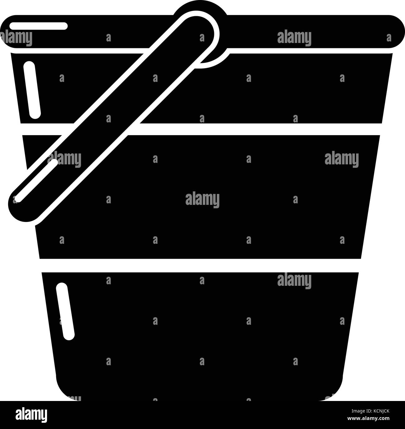 Bucket icon, simple black style Stock Vector Image & Art - Alamy