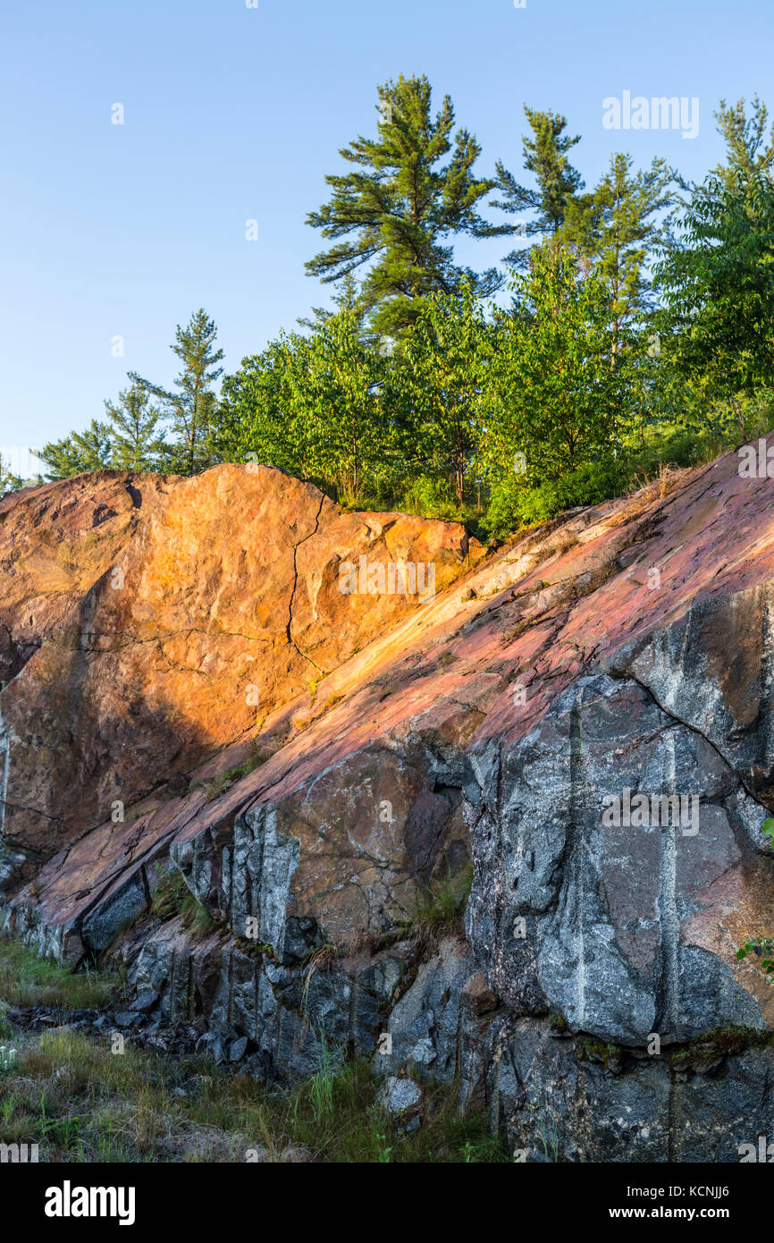 Ontario shield geology Stock Photo - Alamy