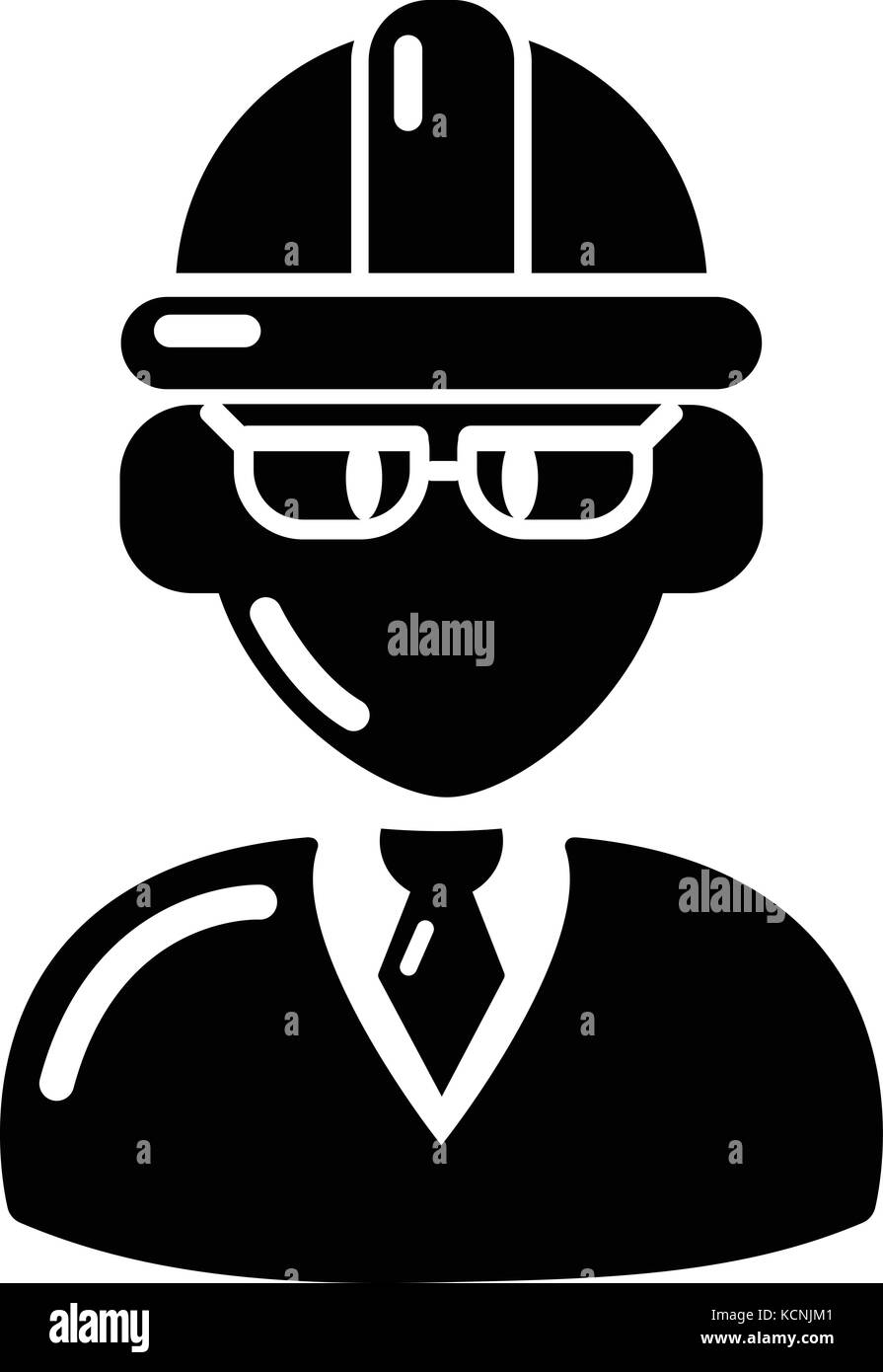 Foreman icon, simple black style Stock Vector Image & Art - Alamy