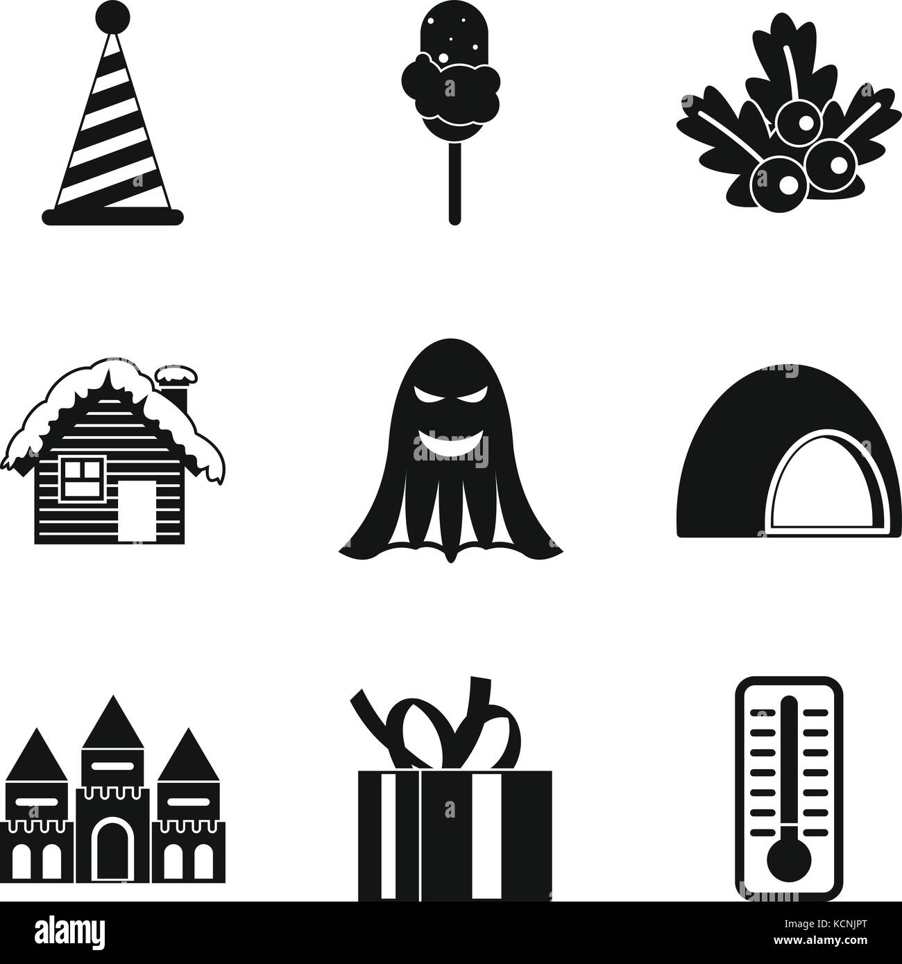 Country fun icons set, simple style Stock Vector Image & Art - Alamy