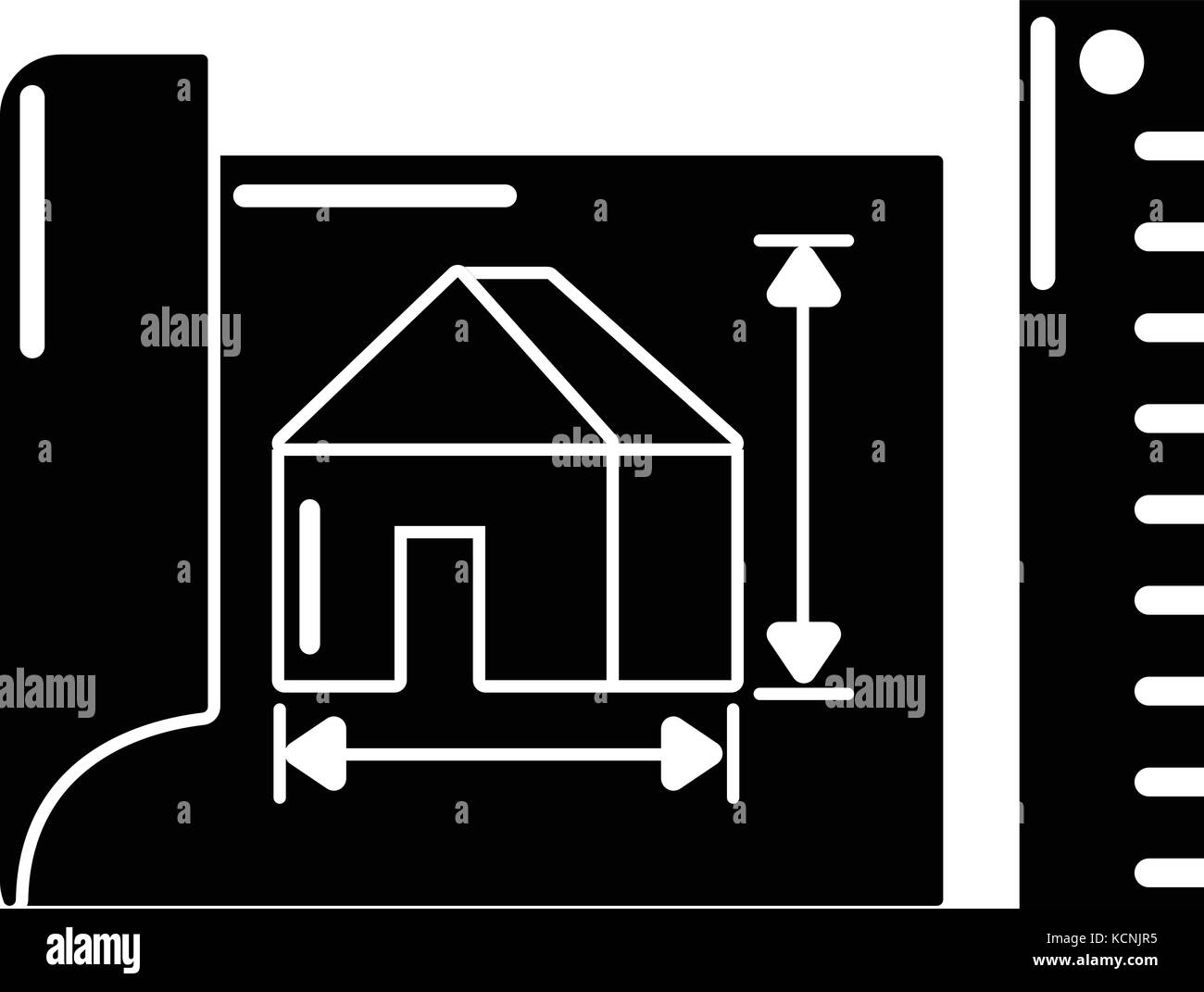 House plan icon, simple black style Stock Vector Image & Art - Alamy