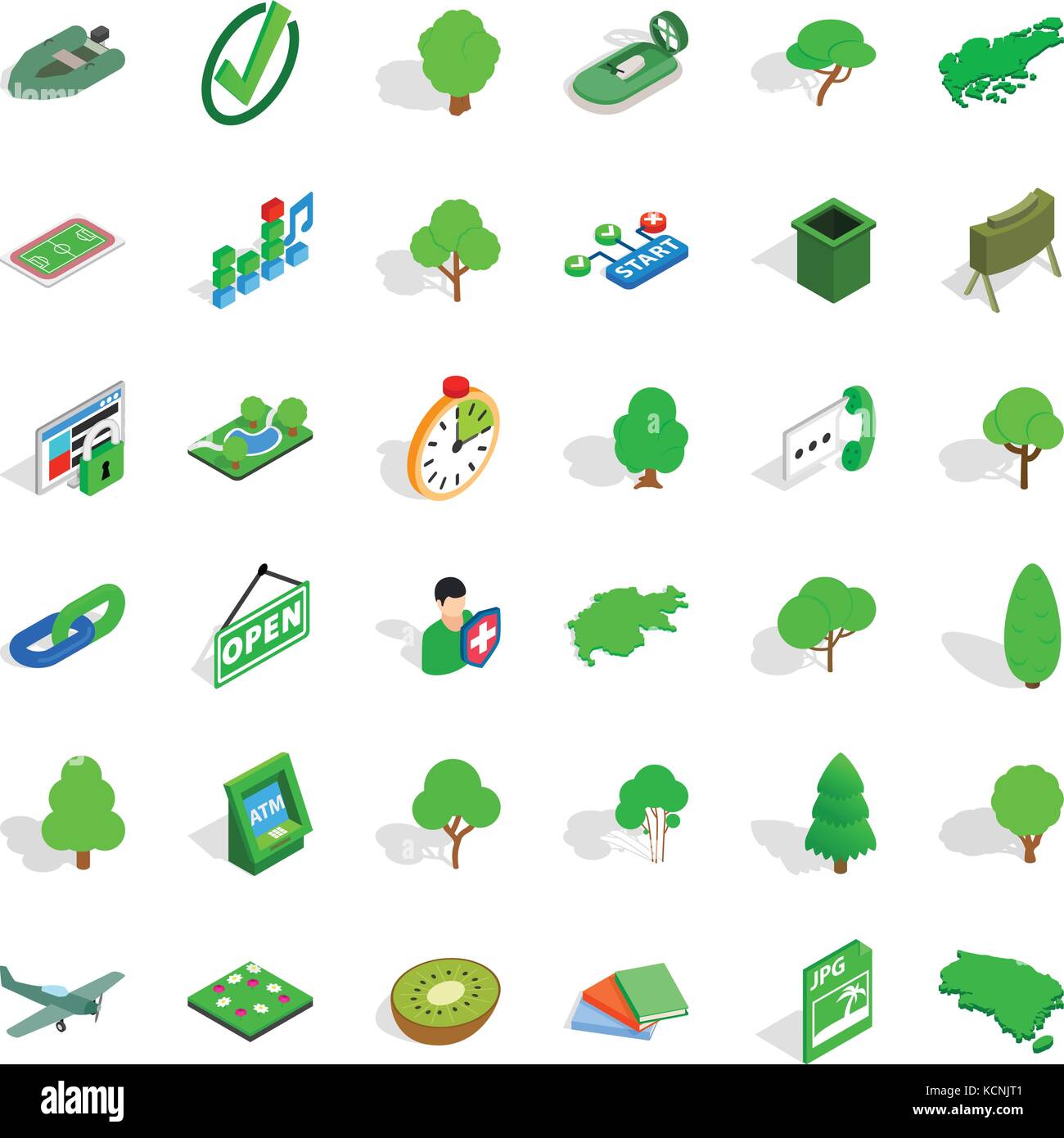 Plane icons set, isometric style Stock Vector Image & Art - Alamy