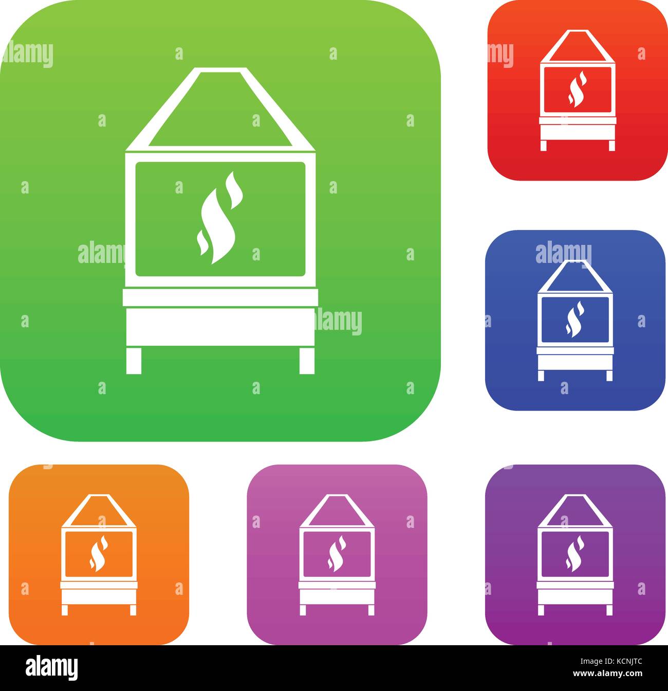 Blacksmith set color collection Stock Vector Image & Art - Alamy