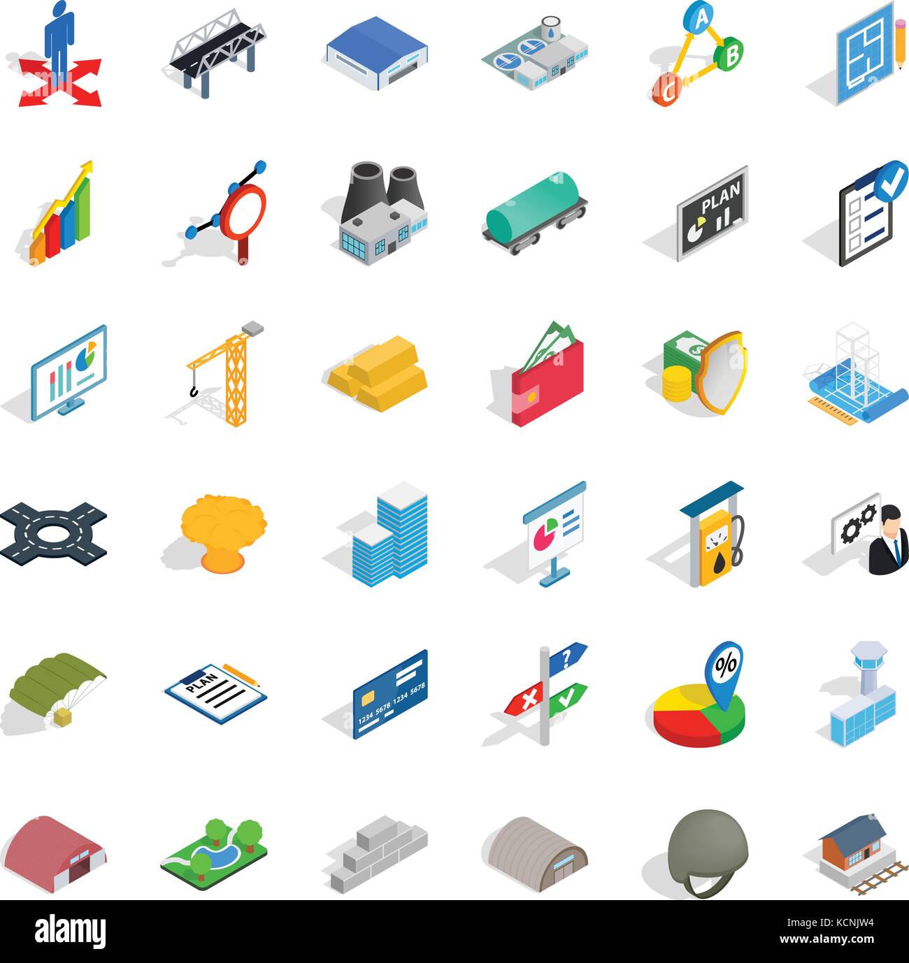 Pipe icons set, isometric style Stock Vector Image & Art - Alamy