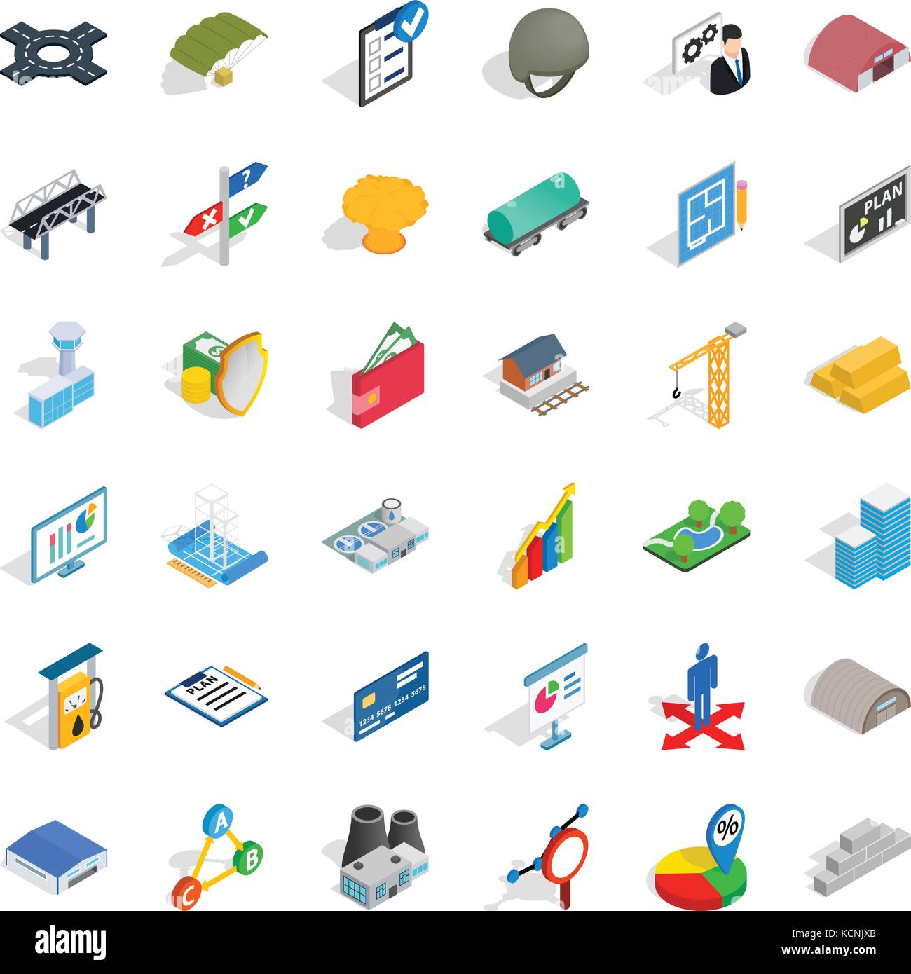 Right choice icons set, isometric style Stock Vector Image & Art - Alamy