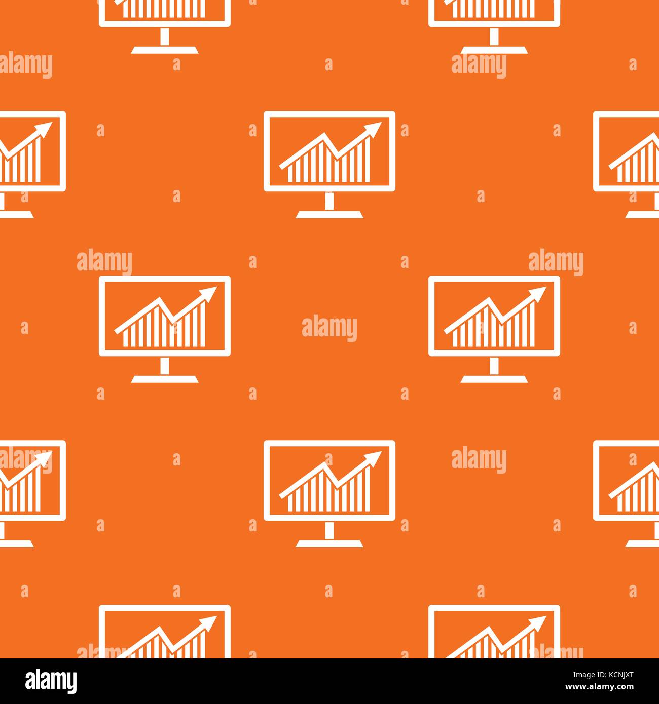 Statistics on monitor pattern seamless Stock Vector Image & Art - Alamy
