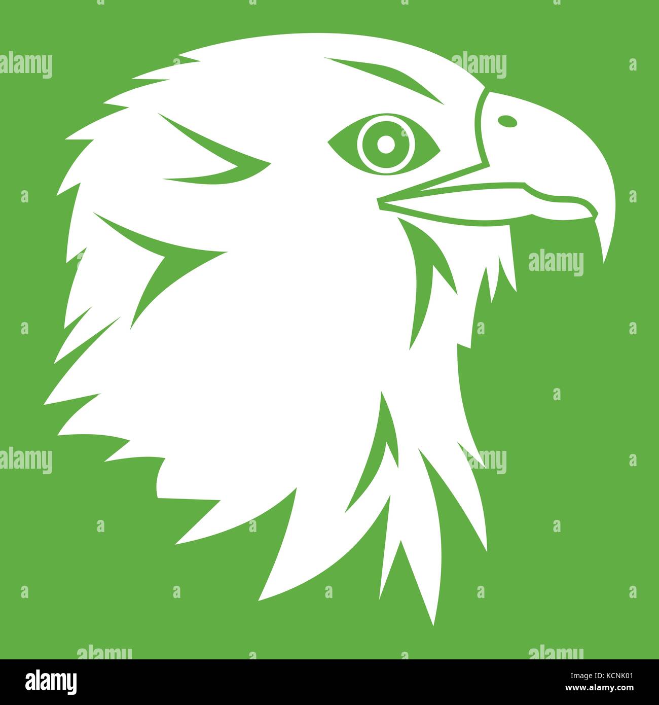 Eagle icon green Stock Vector Image & Art - Alamy