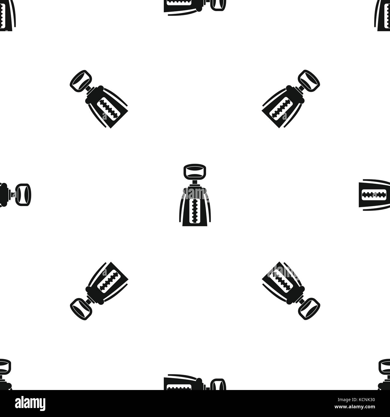 Modern corkscrew pattern seamless black Stock Vector Image & Art - Alamy