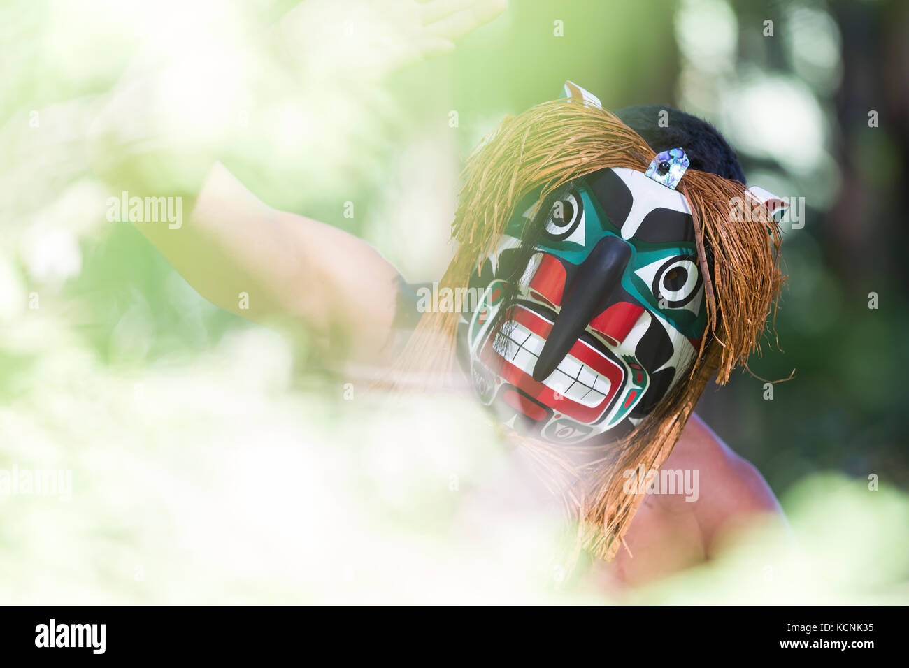 Bukwis, wild man of the woods in first nations lore roams the woods of ...