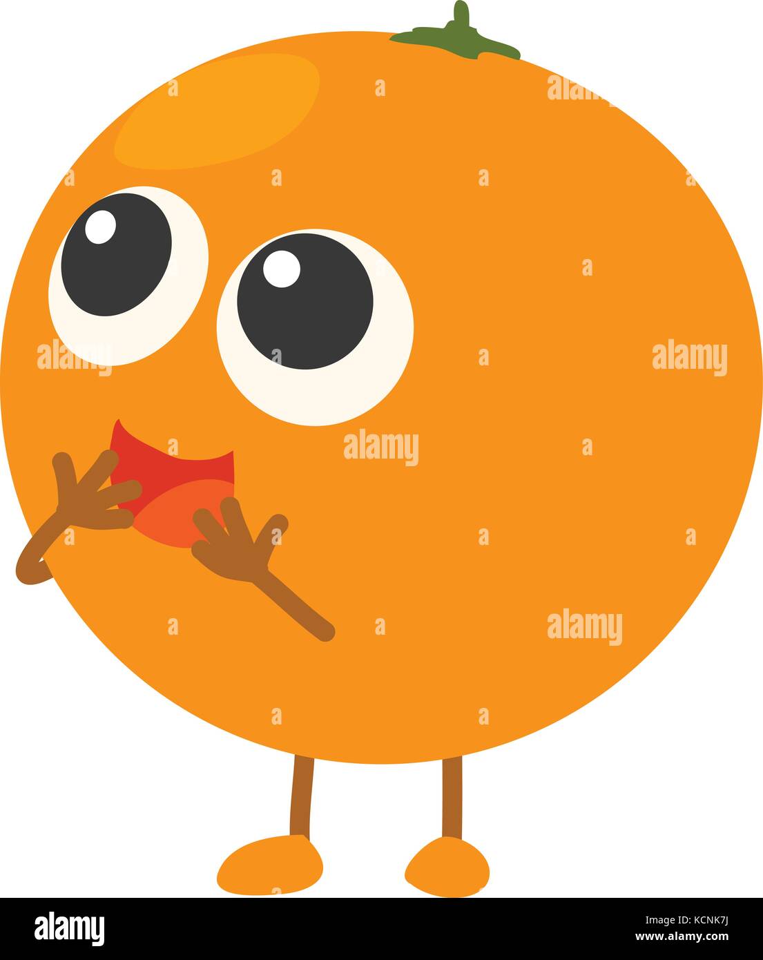 Orange icon, cartoon style Stock Vector Image & Art - Alamy