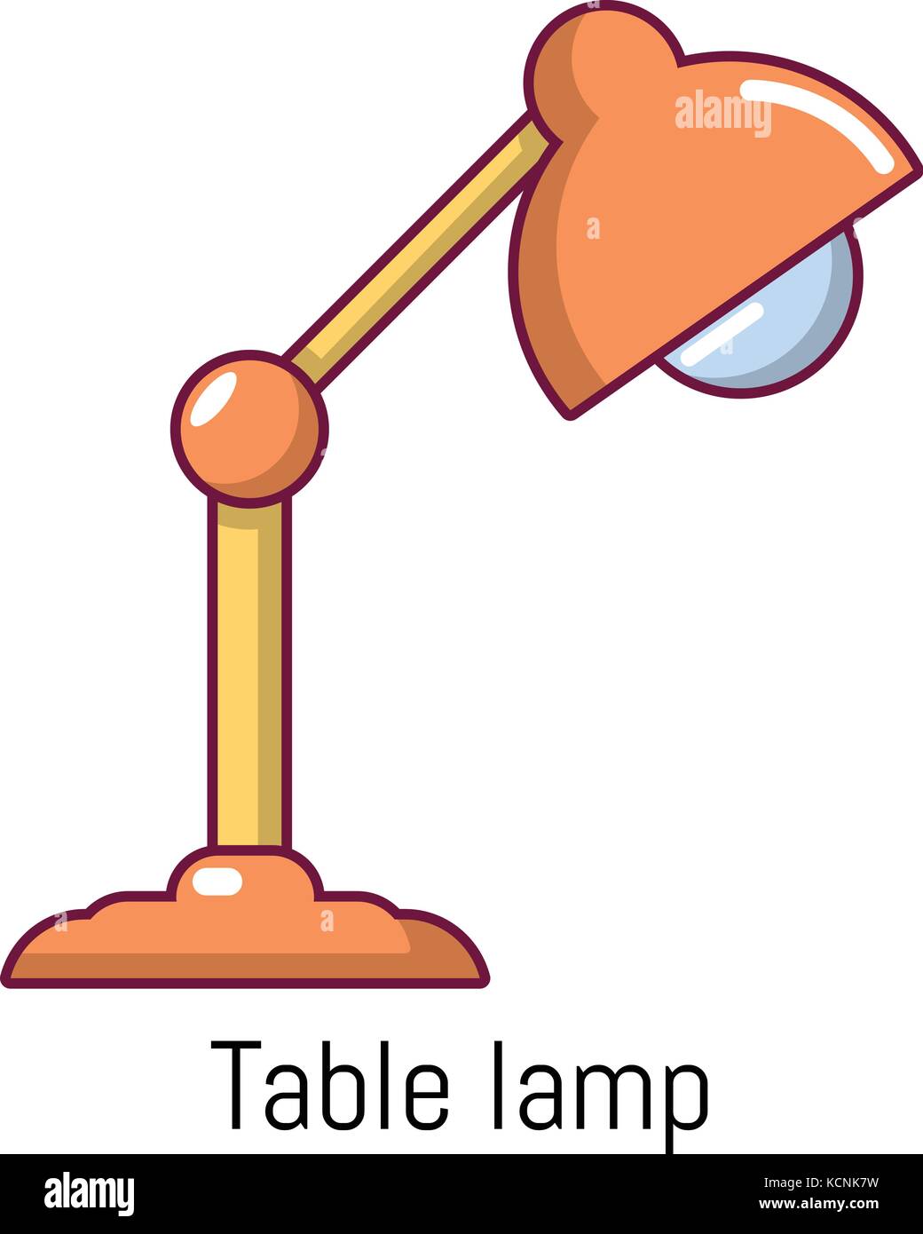 Table lamp icon, cartoon style Stock Vector Image & Art - Alamy