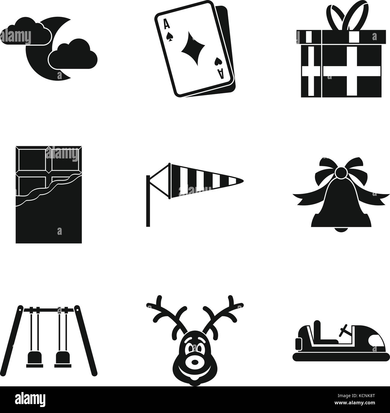 Great gift icons set, simple style Stock Vector Image & Art - Alamy