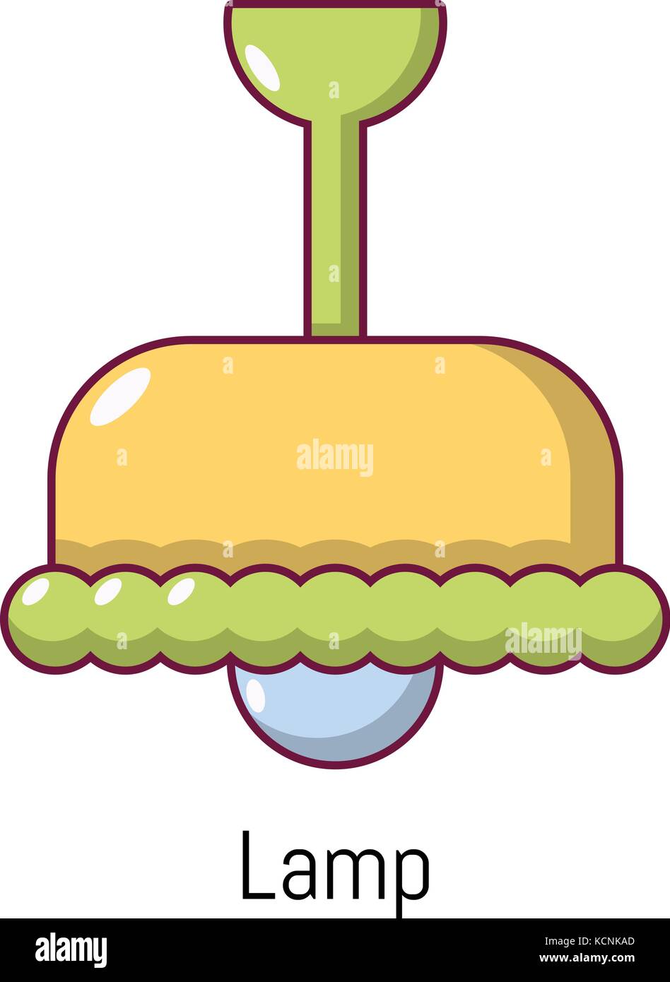 Chandelier icon, cartoon style Stock Vector Image & Art - Alamy