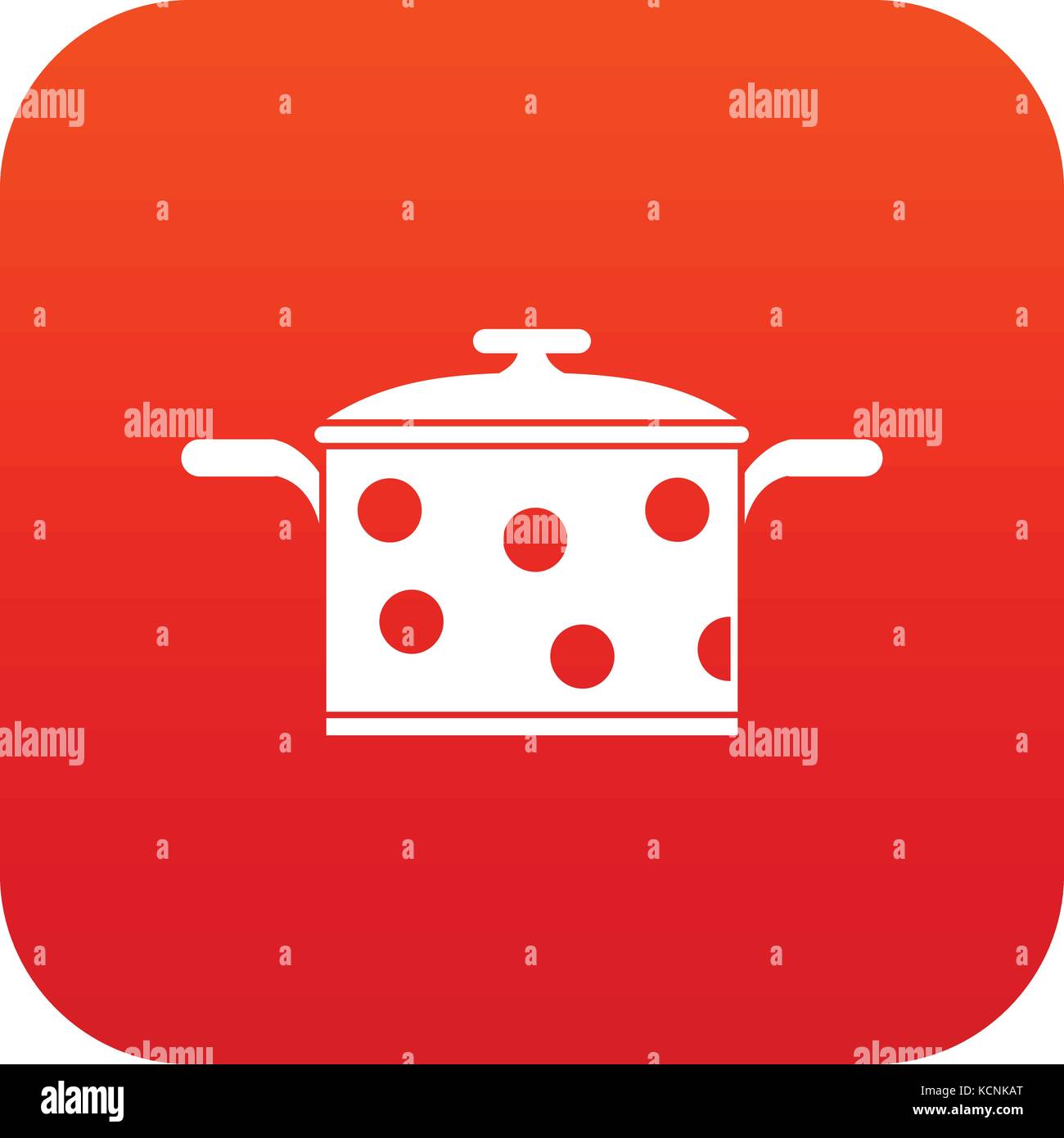 Saucepan red Stock Vector Images - Alamy