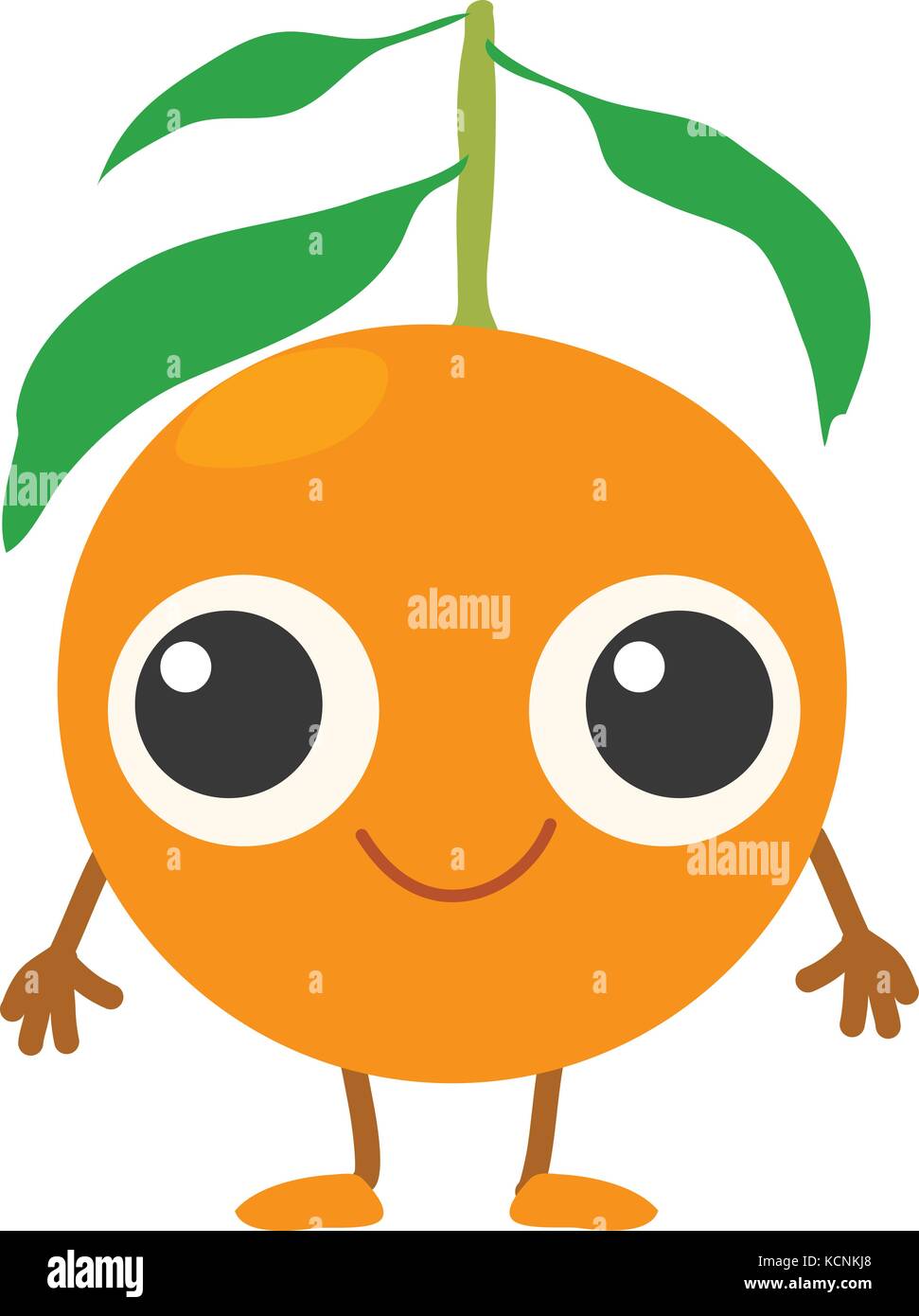 Tangerine mandarine slice orange Stock Vector Images - Alamy