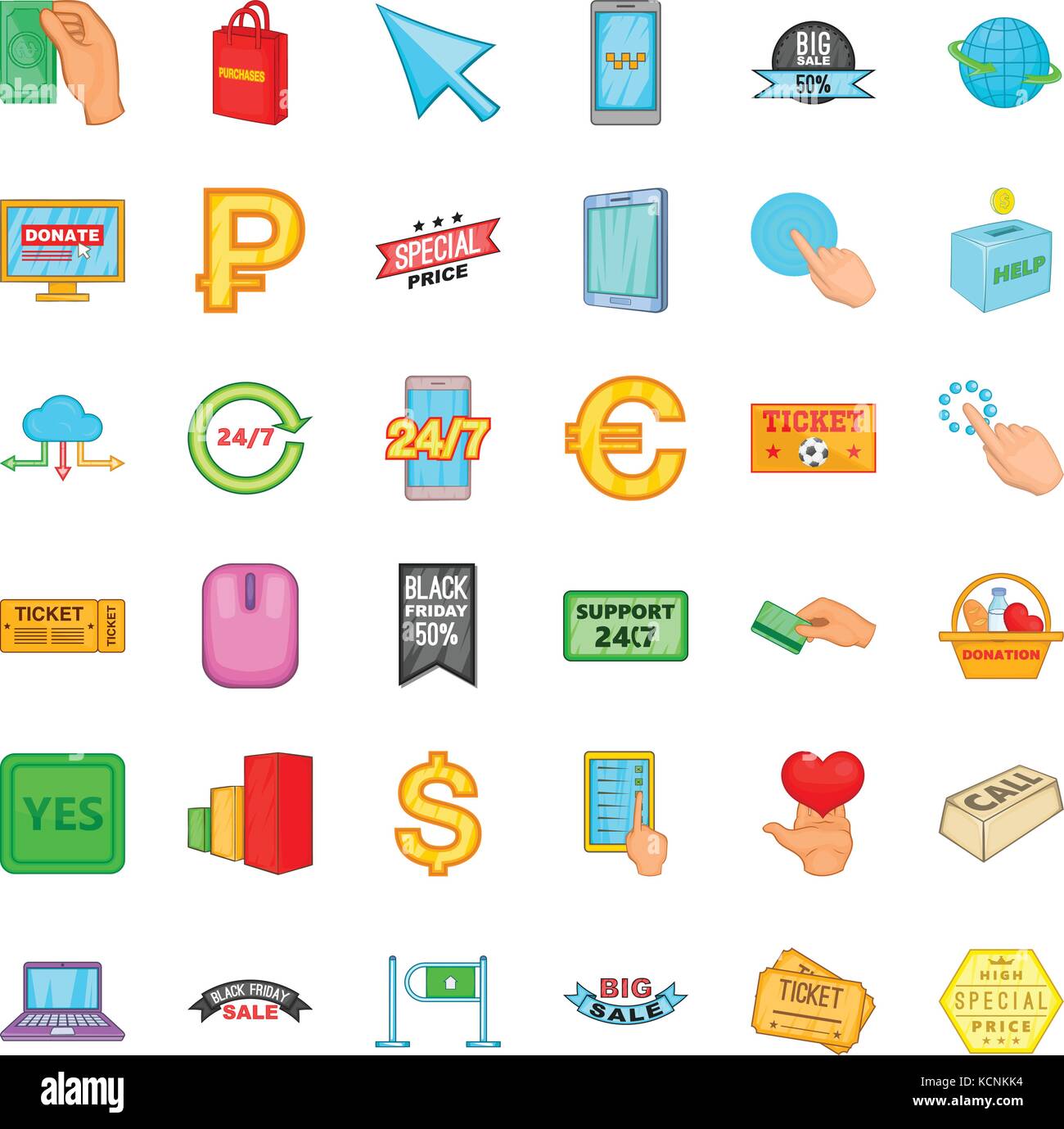 Gadget icons set, cartoon style Stock Vector Image & Art - Alamy