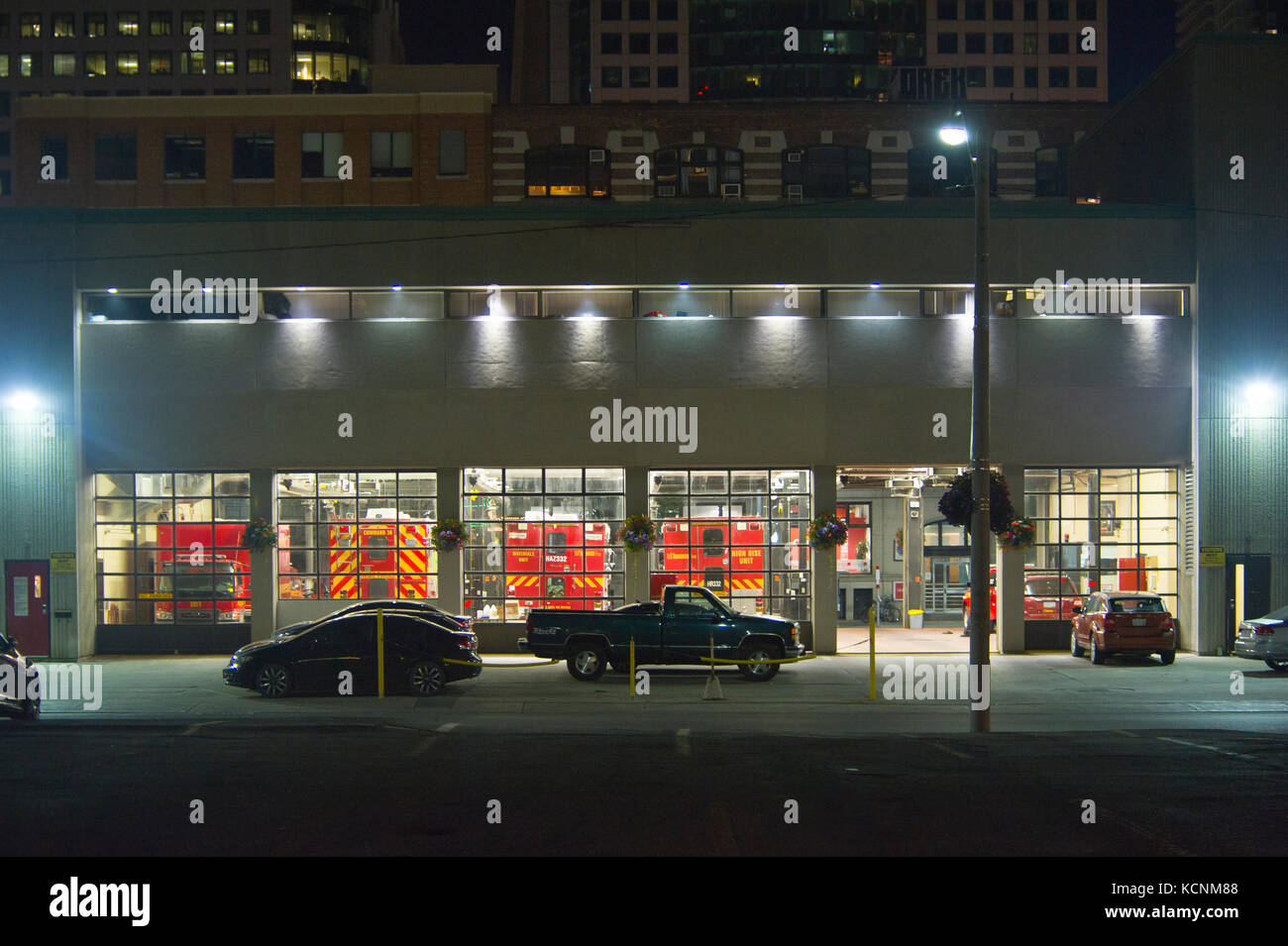 Fire station in downtown Toronto Stock Photo - Alamy